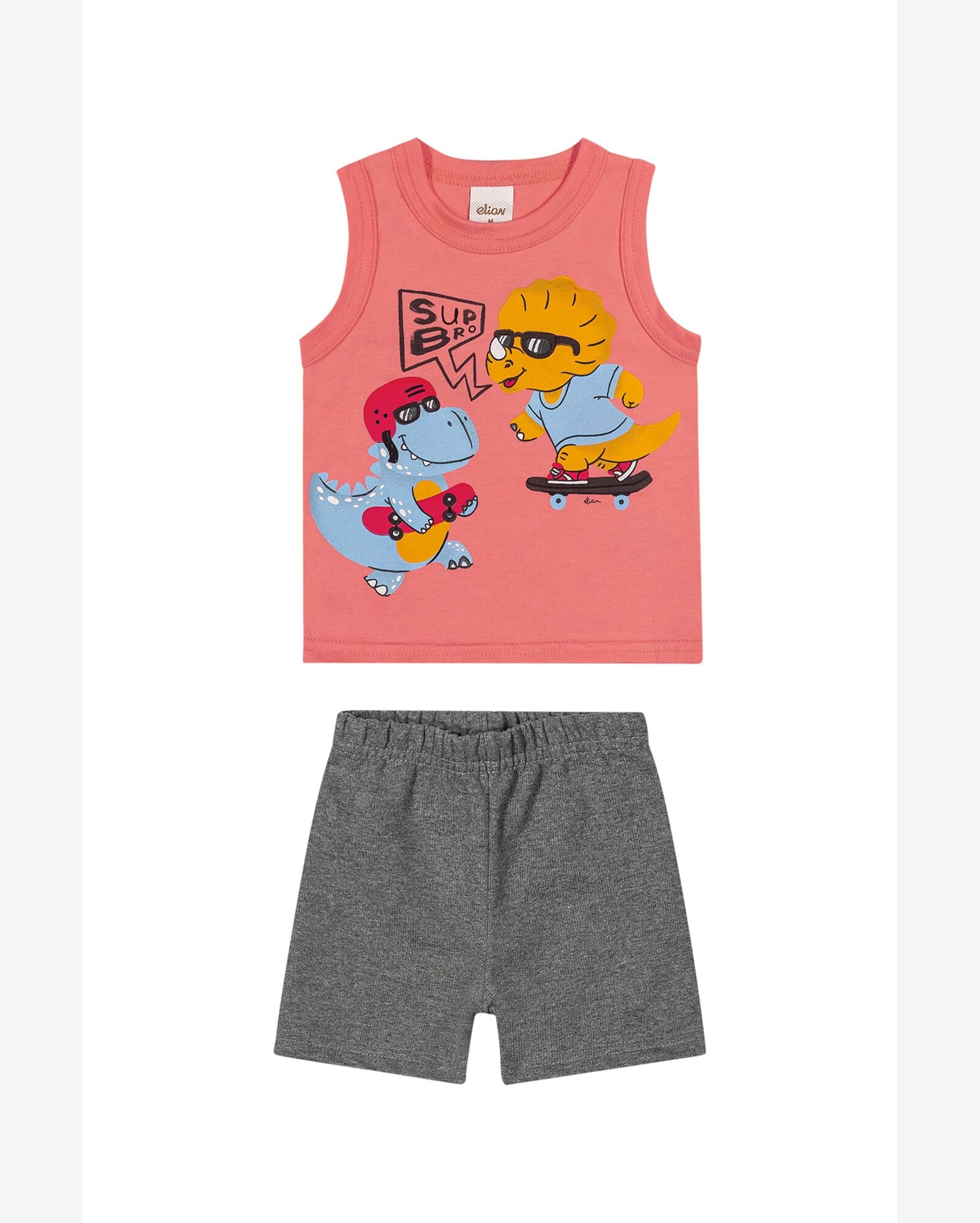 Riachuelo | Conjunto Infantil Menino Descolado Elian Laranja