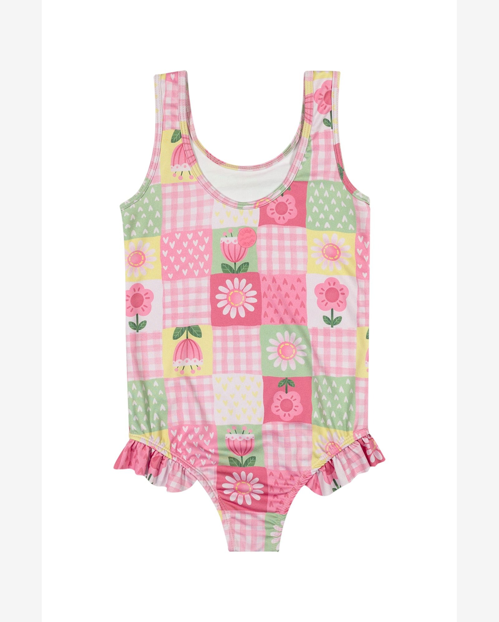 Riachuelo | Maiô Infantil Menina Moda Praia Elian Rosa