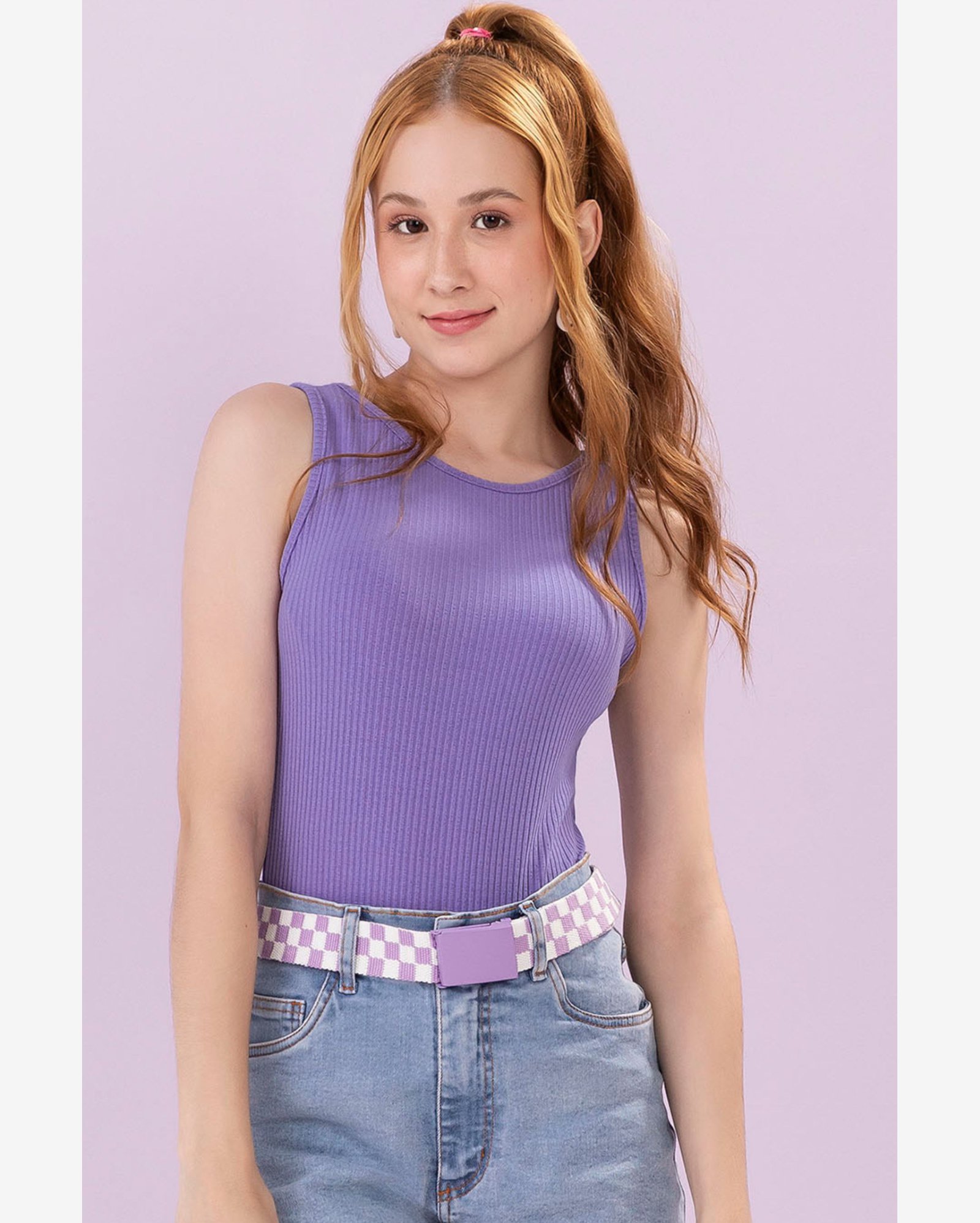 Riachuelo | Body Juvenil Feminina Básico Beats Lilás