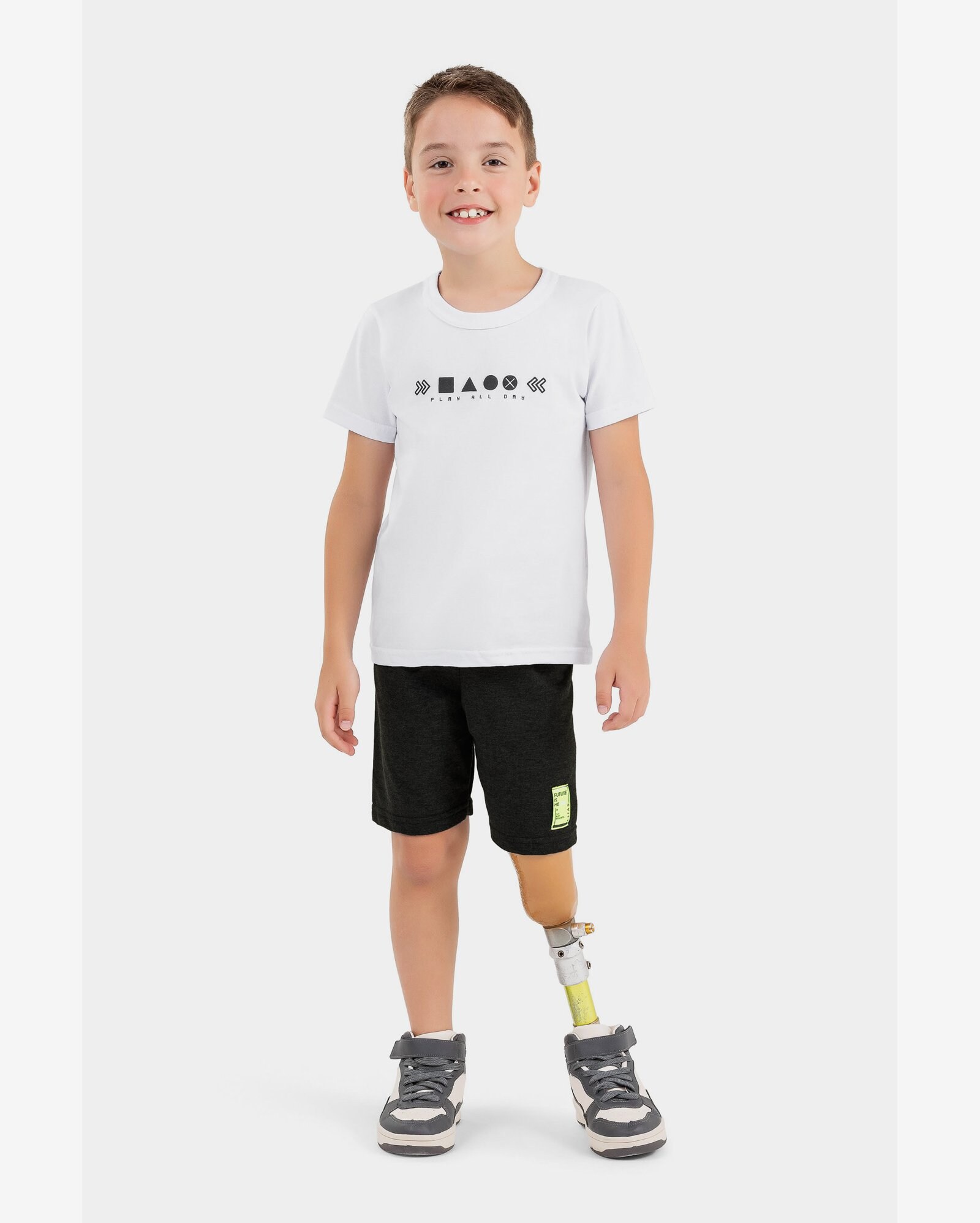 Riachuelo | Conjunto Infantil Menino Play Elian Branco