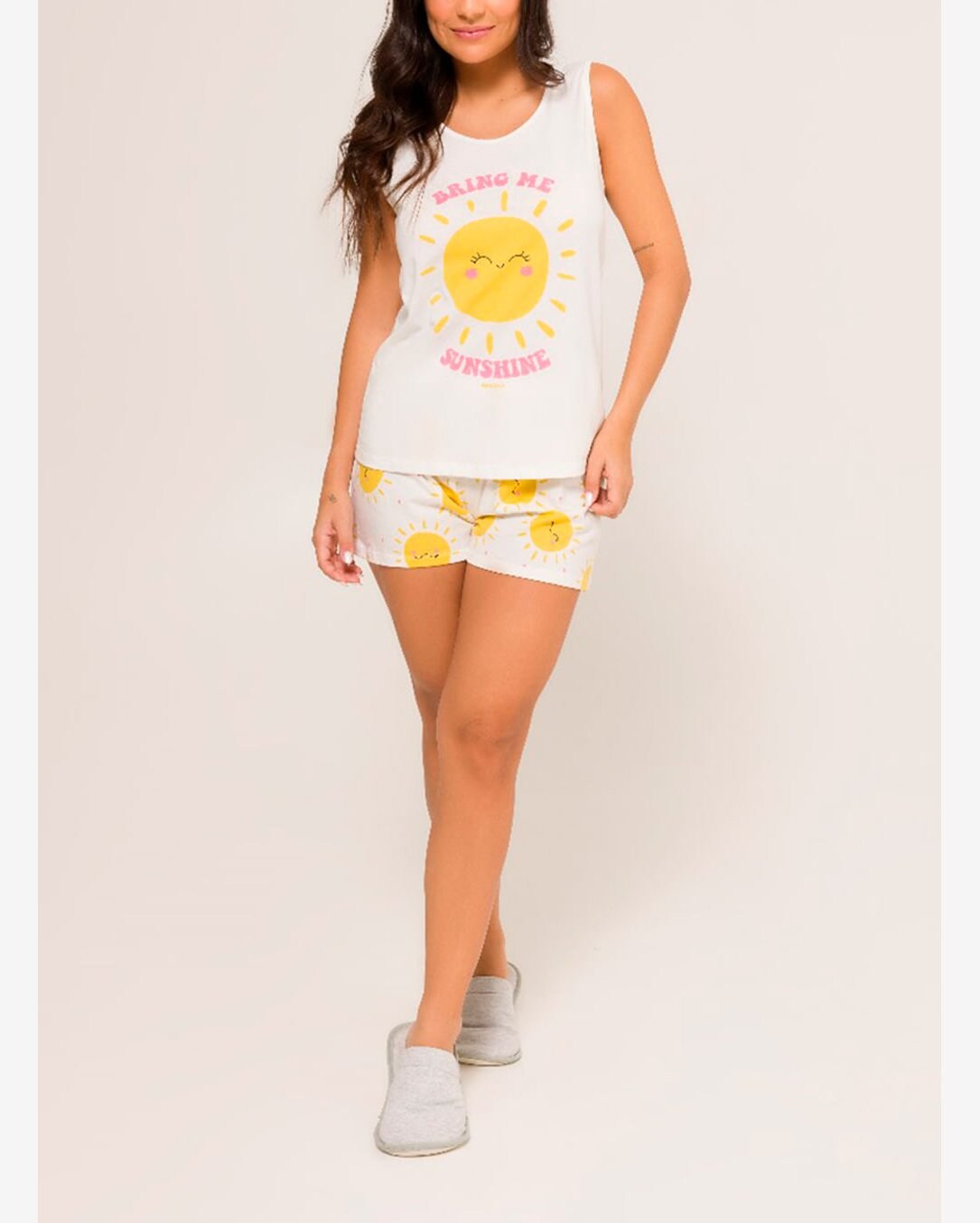 Riachuelo | Pijama Curto Daisy Days 51.38.0054 Feminino Sunshine ...