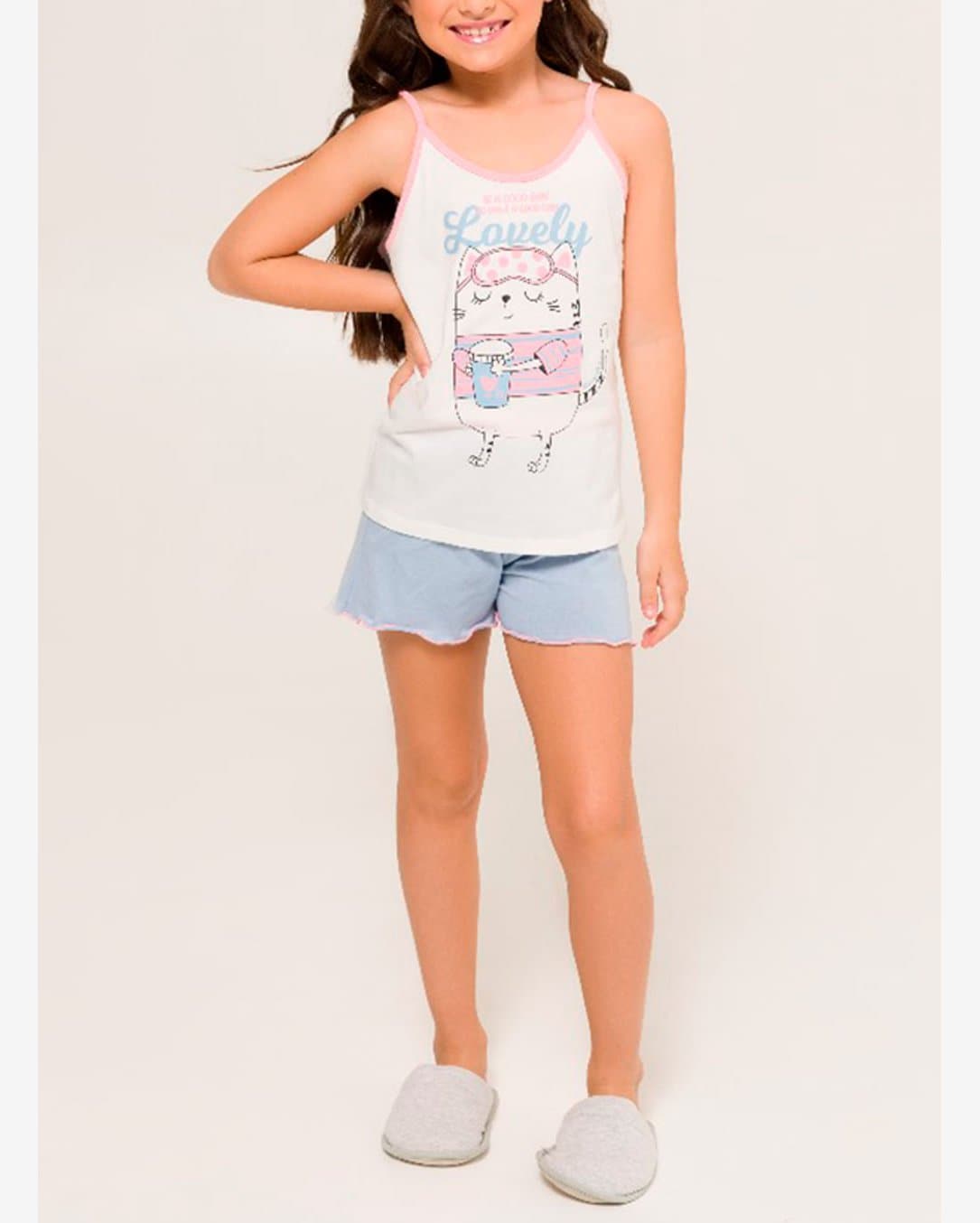 Riachuelo | Pijama Curto Daisy Days & Borth 49.38.0030 Infantil Lovely ...