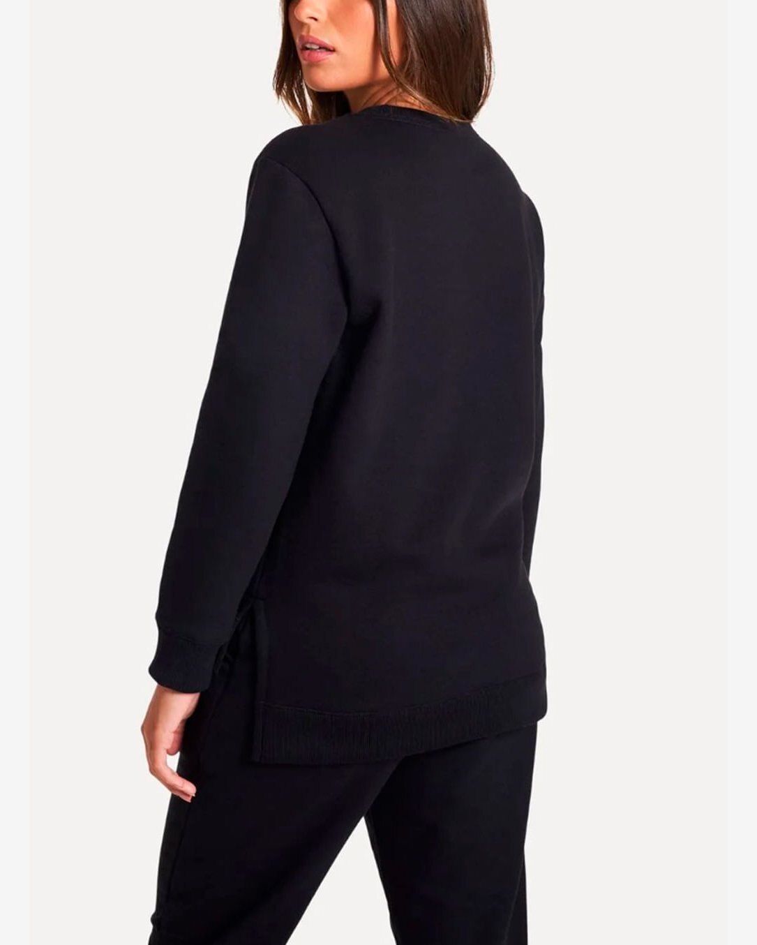 Riachuelo | Suéter Moletom Simples Reserva 87048 Feminino Algodão T. P/GG