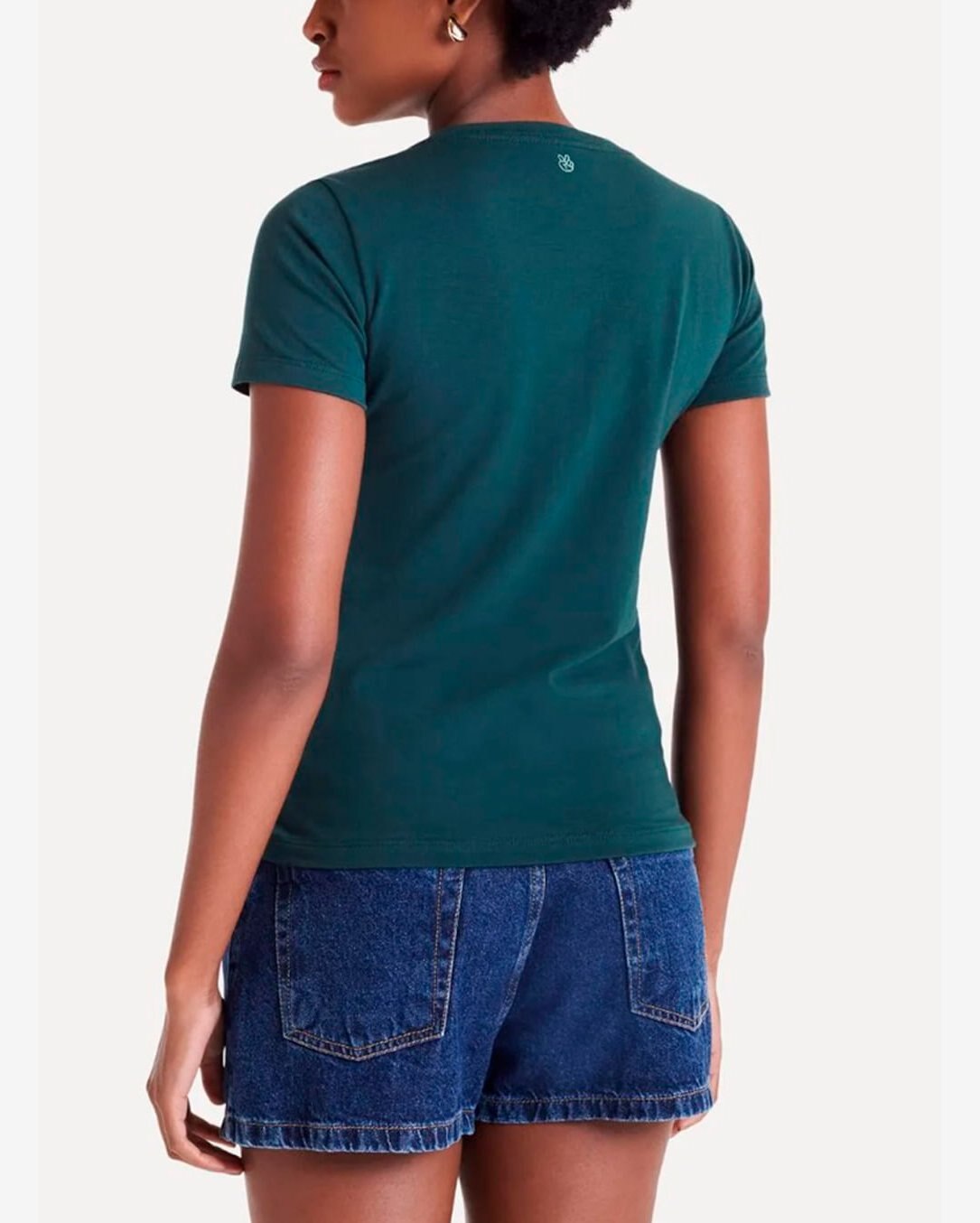 Riachuelo | Camiseta Manga Curta Simples Reserva 90231 Feminina Algodão ...