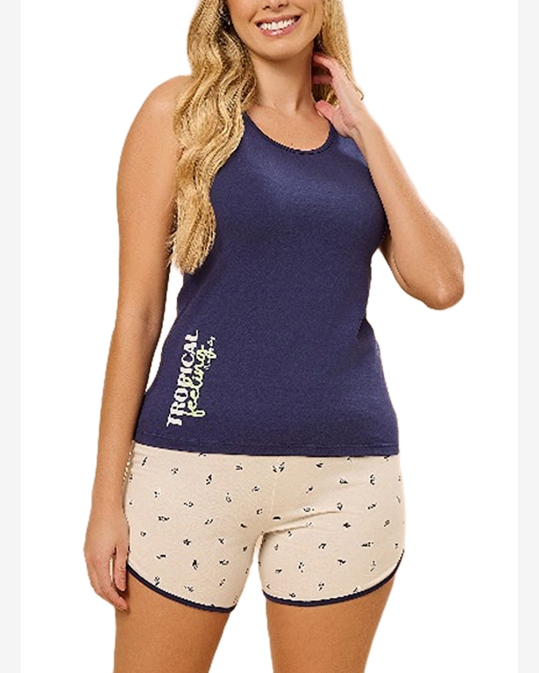 Riachuelo | Pijama Curto Daisy Days & Borth 51.38.0067 Feminino ...