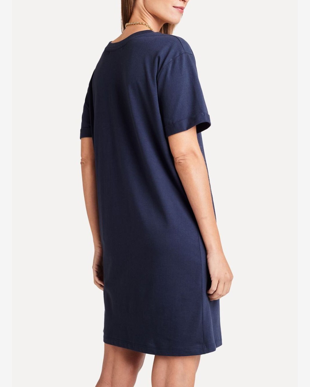 Riachuelo | Vestido Curto Simples Reserva 81073 com Bolso Viscose T.P/3G