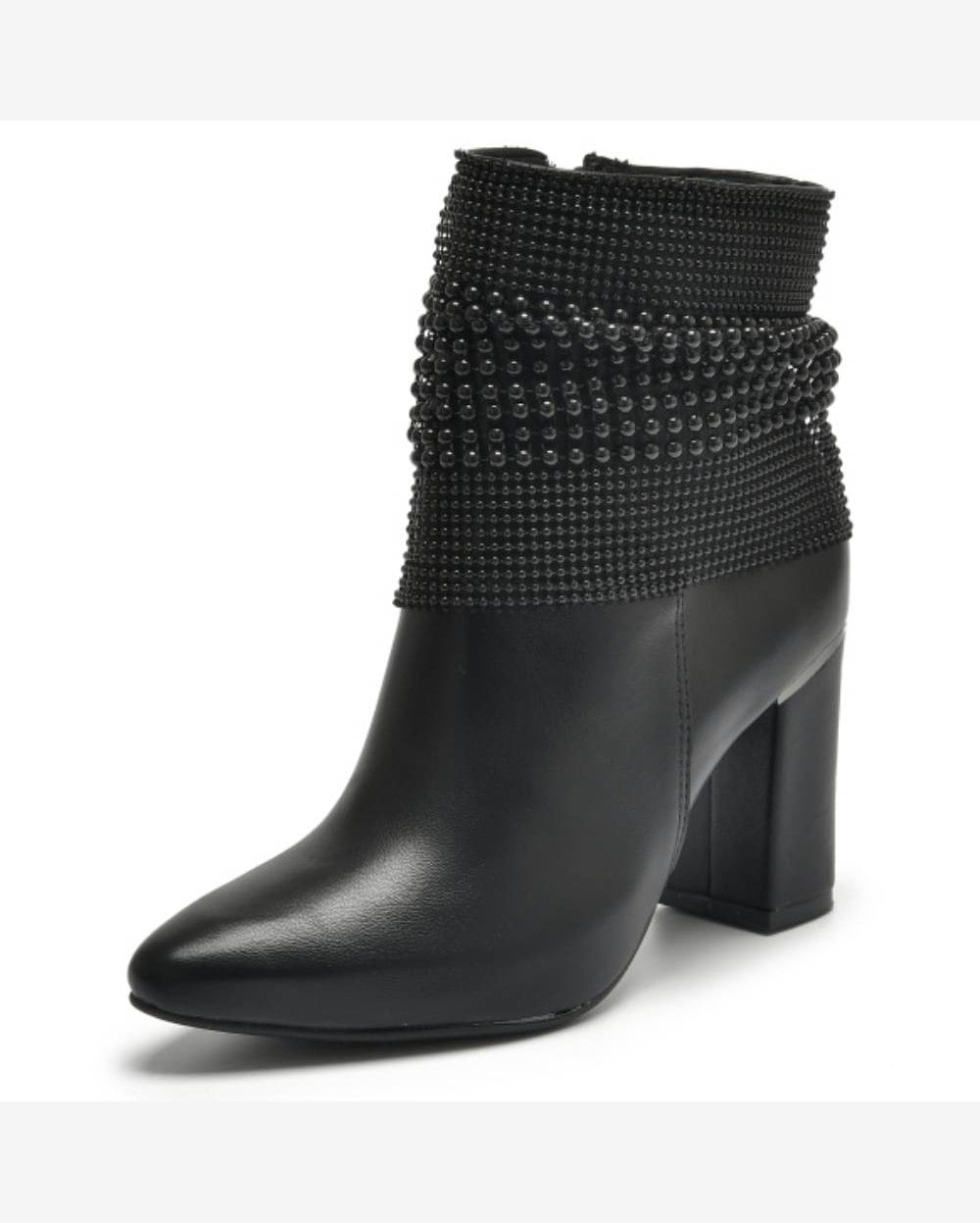 Riachuelo | Bota Feminina Cano Curto Preto Via Marte 021-006-02