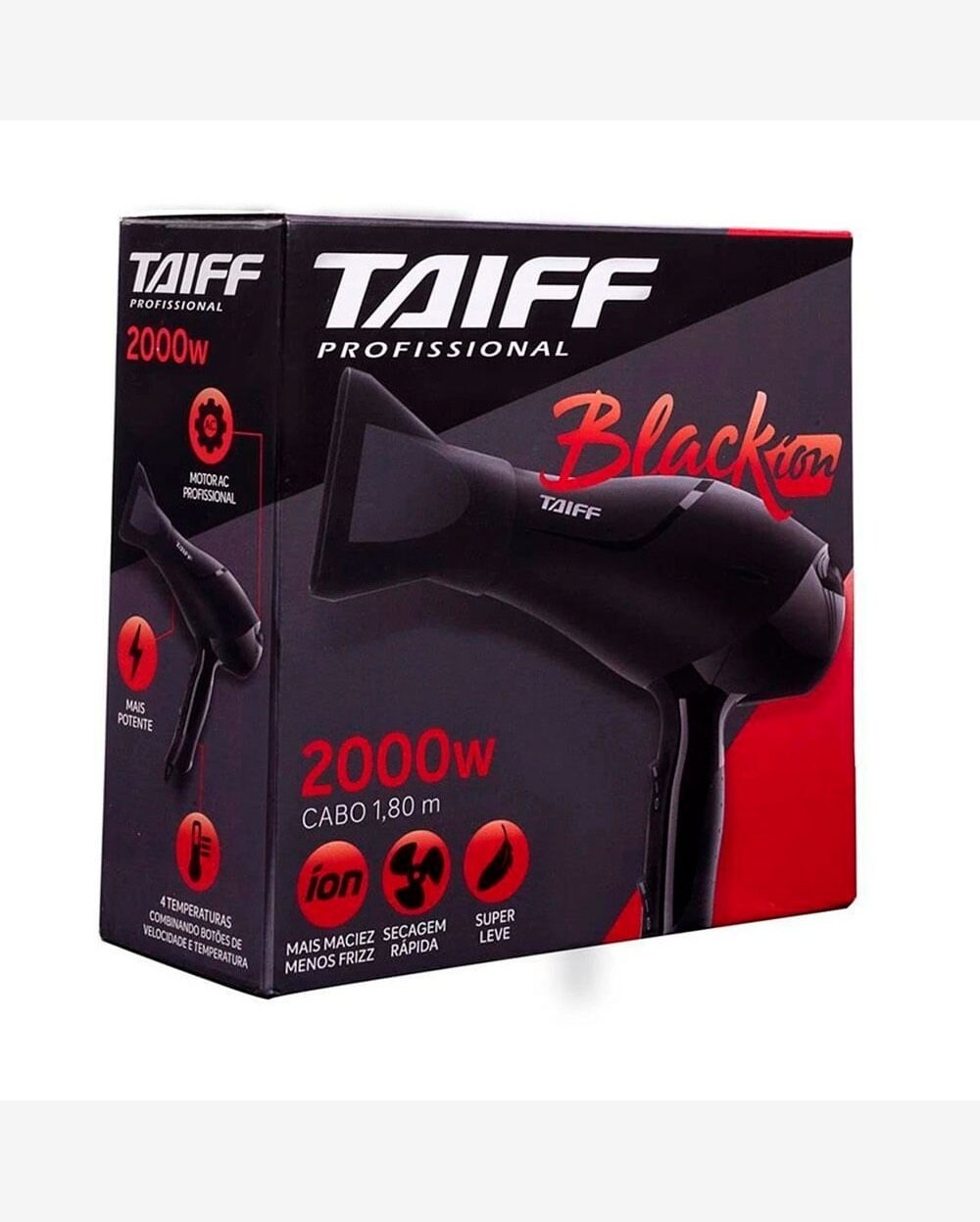 Riachuelo | Taiff Black Ion 2000W 220V - Secador de Cabelo