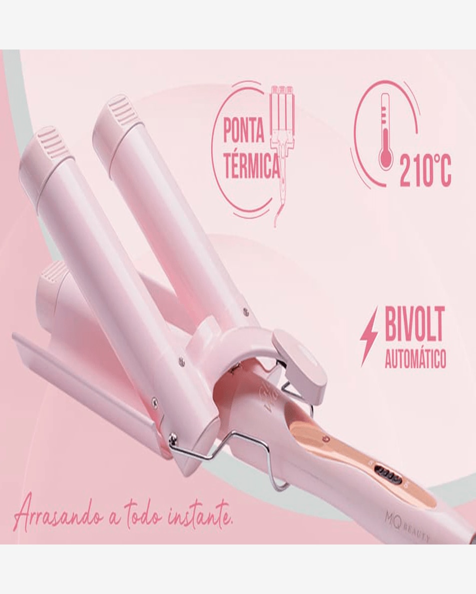Riachuelo | MQ Beauty Modelador Triondas Glam Wave - Bivolt Automático 32MM