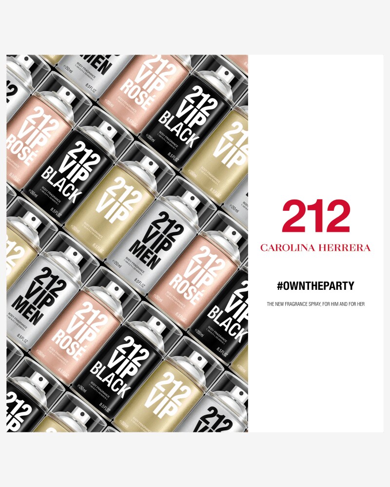 Riachuelo | Carolina Herrera 212 VIP - Body Spray Feminino 250ml