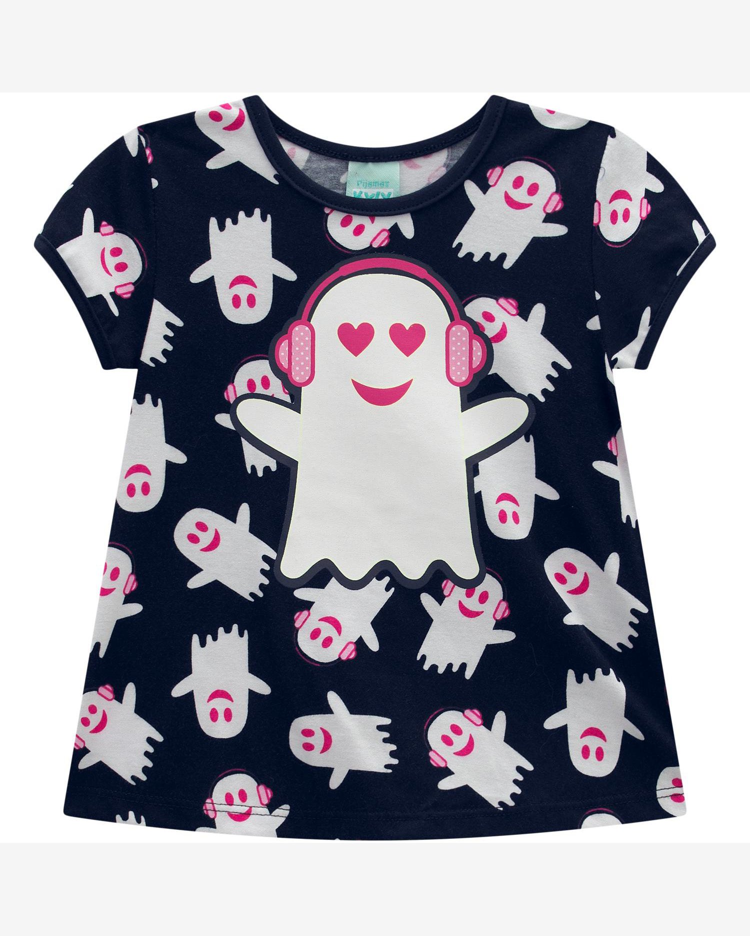 Riachuelo | Pijama Infantil Feminino Kyly Meia Malha