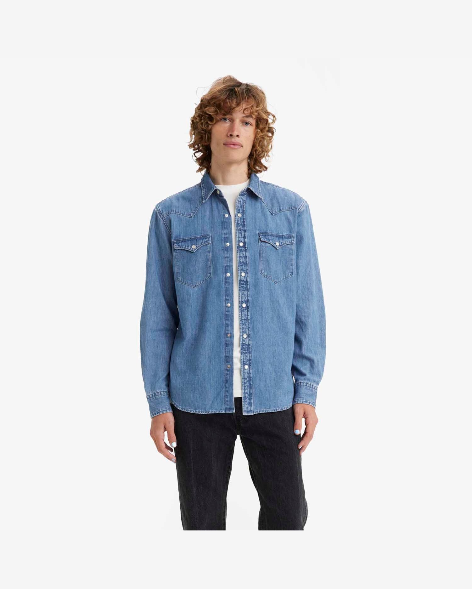 Riachuelo | Camisa Jeans Levi's® Classic Western Standard Manga Longa