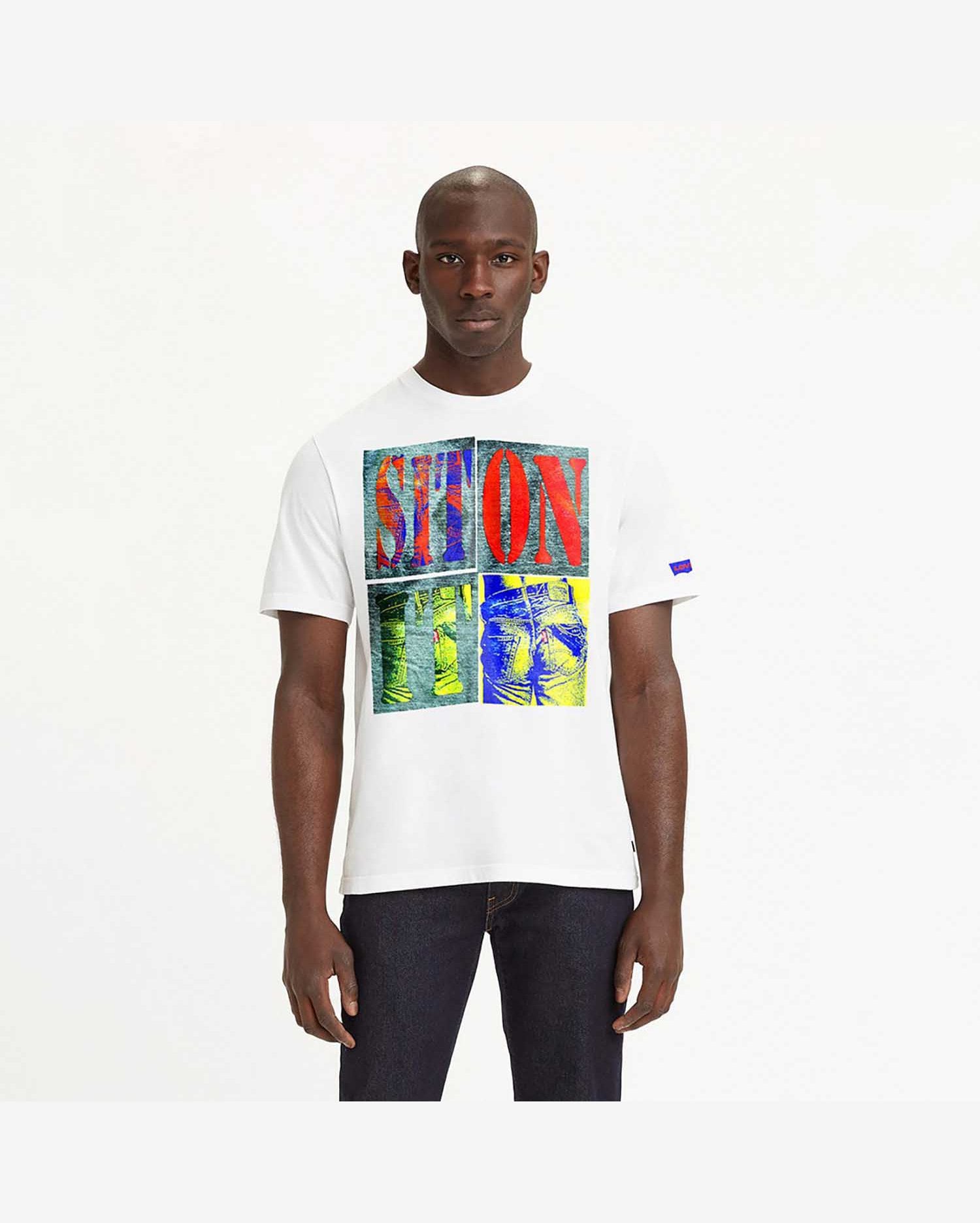 Riachuelo | Camiseta Levi's® Relaxed Fit Manga Curta Branca