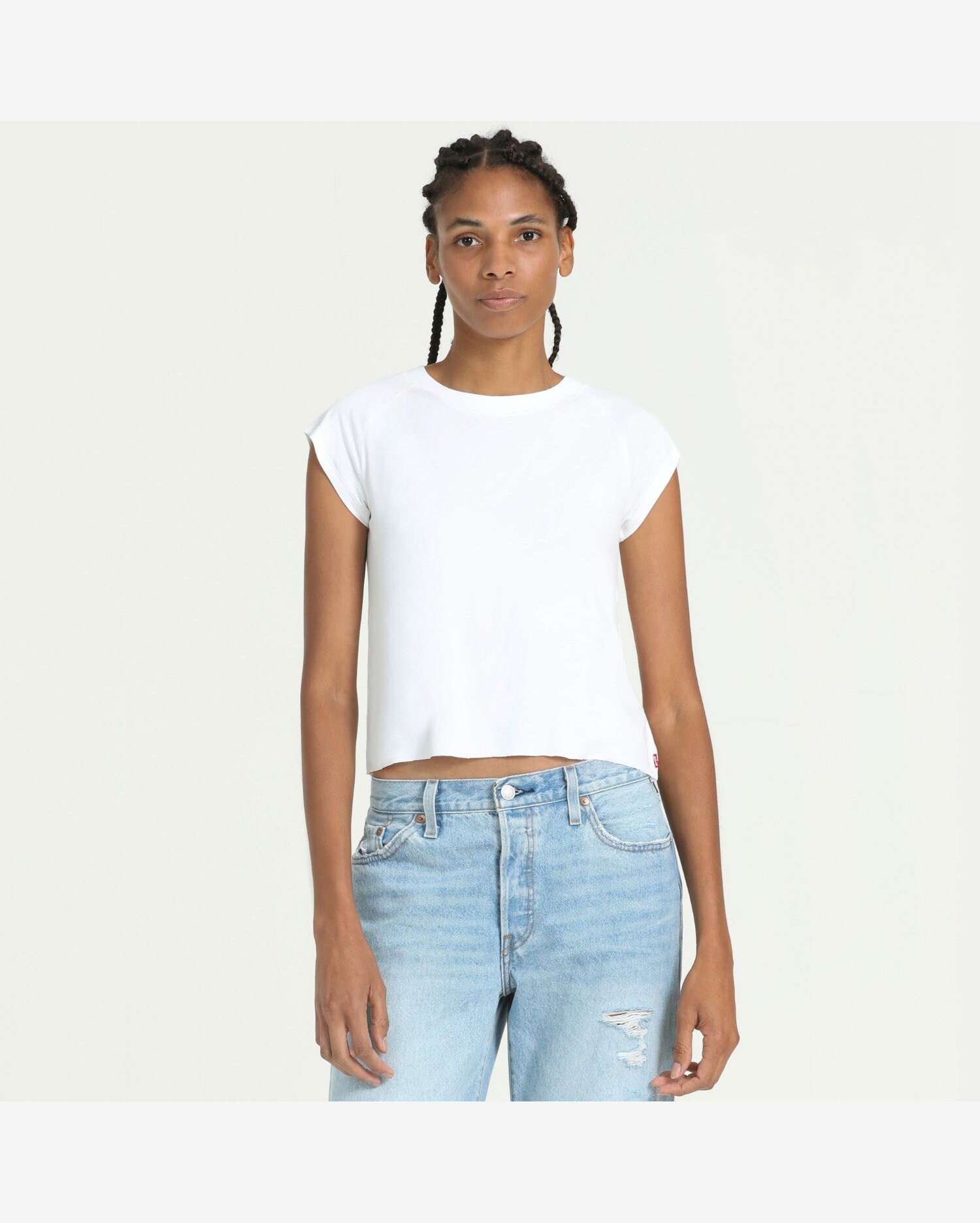 Riachuelo | Blusa Levi's Anywear Tank Branca Manga Curta