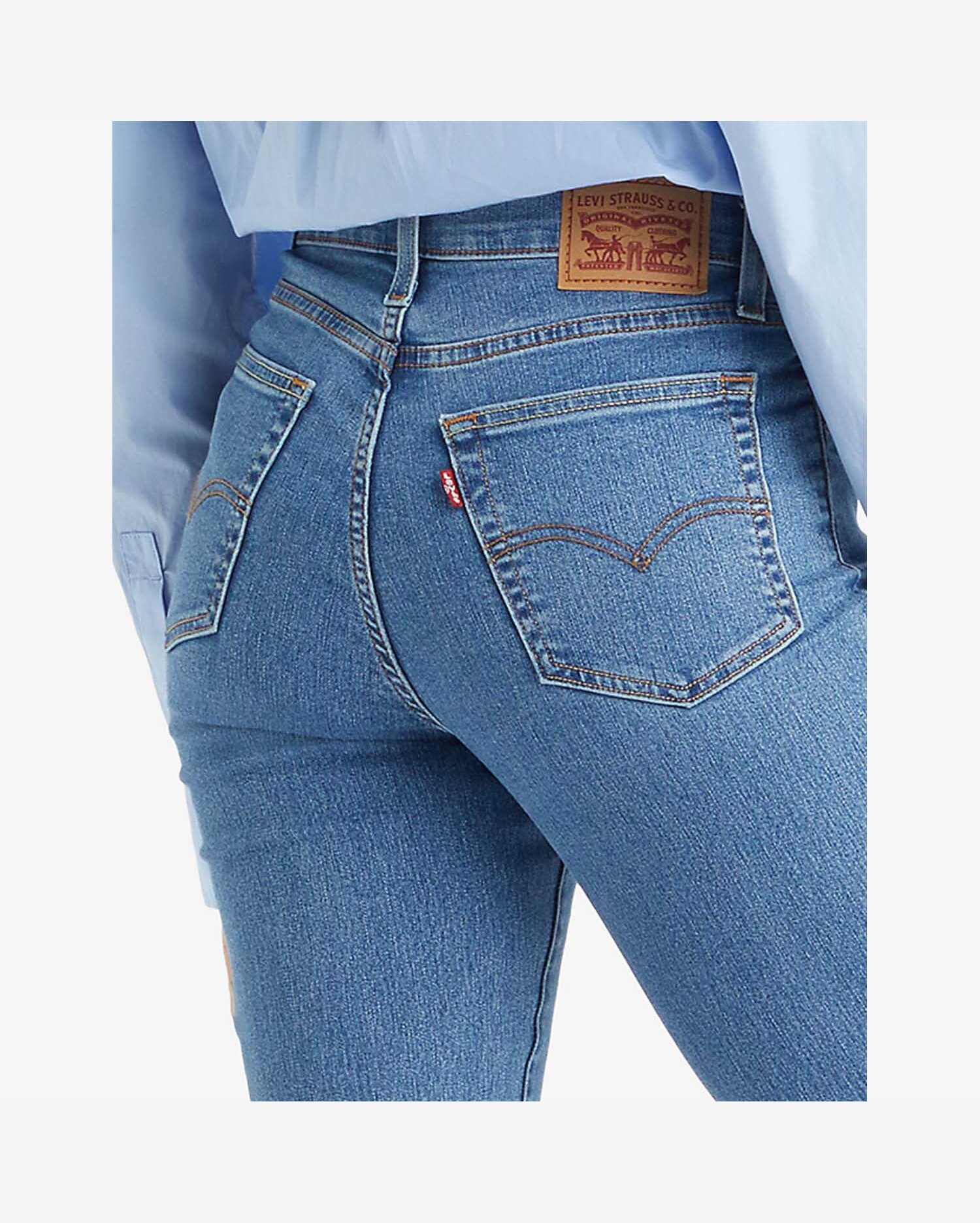 Riachuelo | Calça Jeans Levi's 724 High Rise Straight Lavagem Média