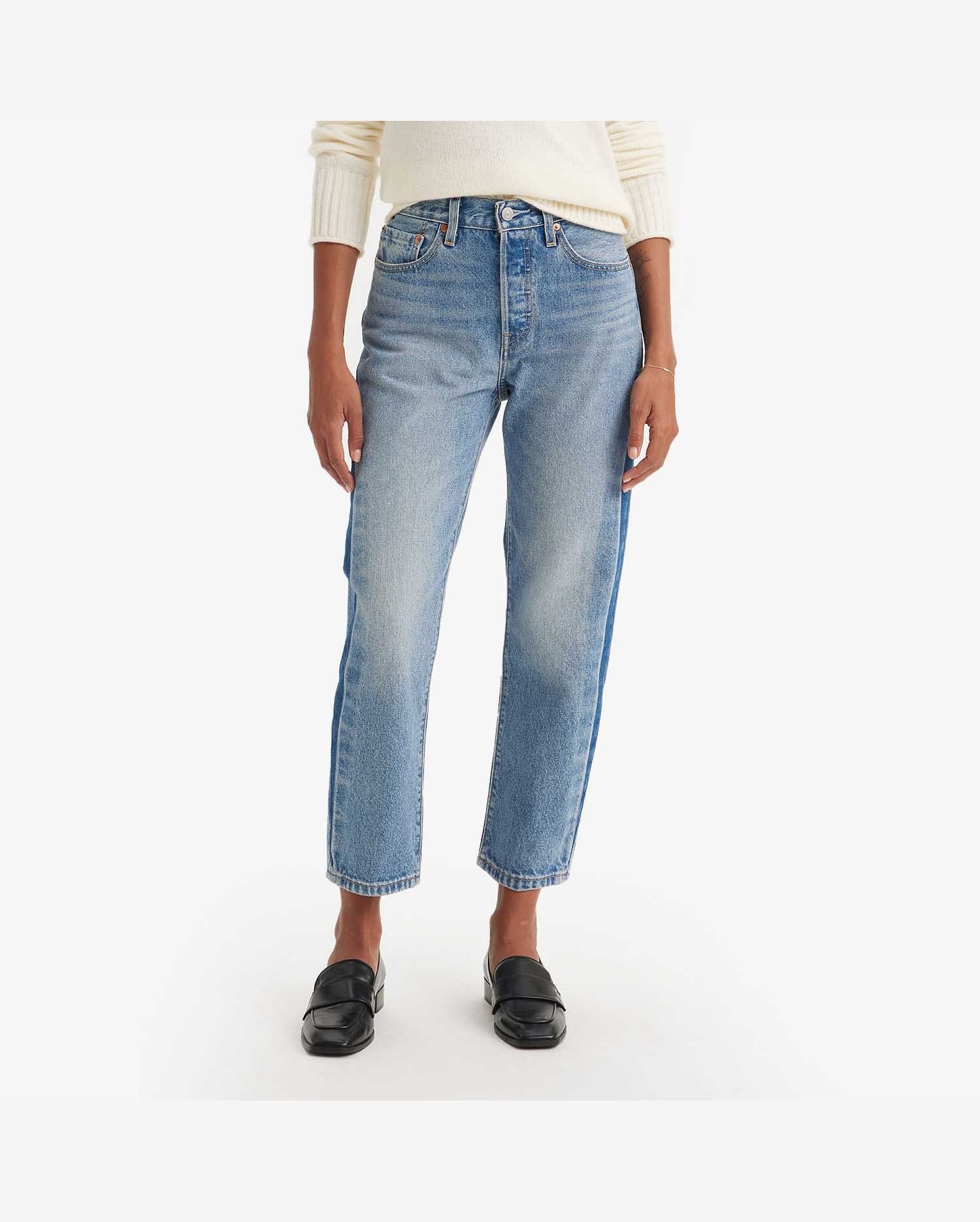 Riachuelo | Calça Jeans Levi's 501 Crop Lavagem Média