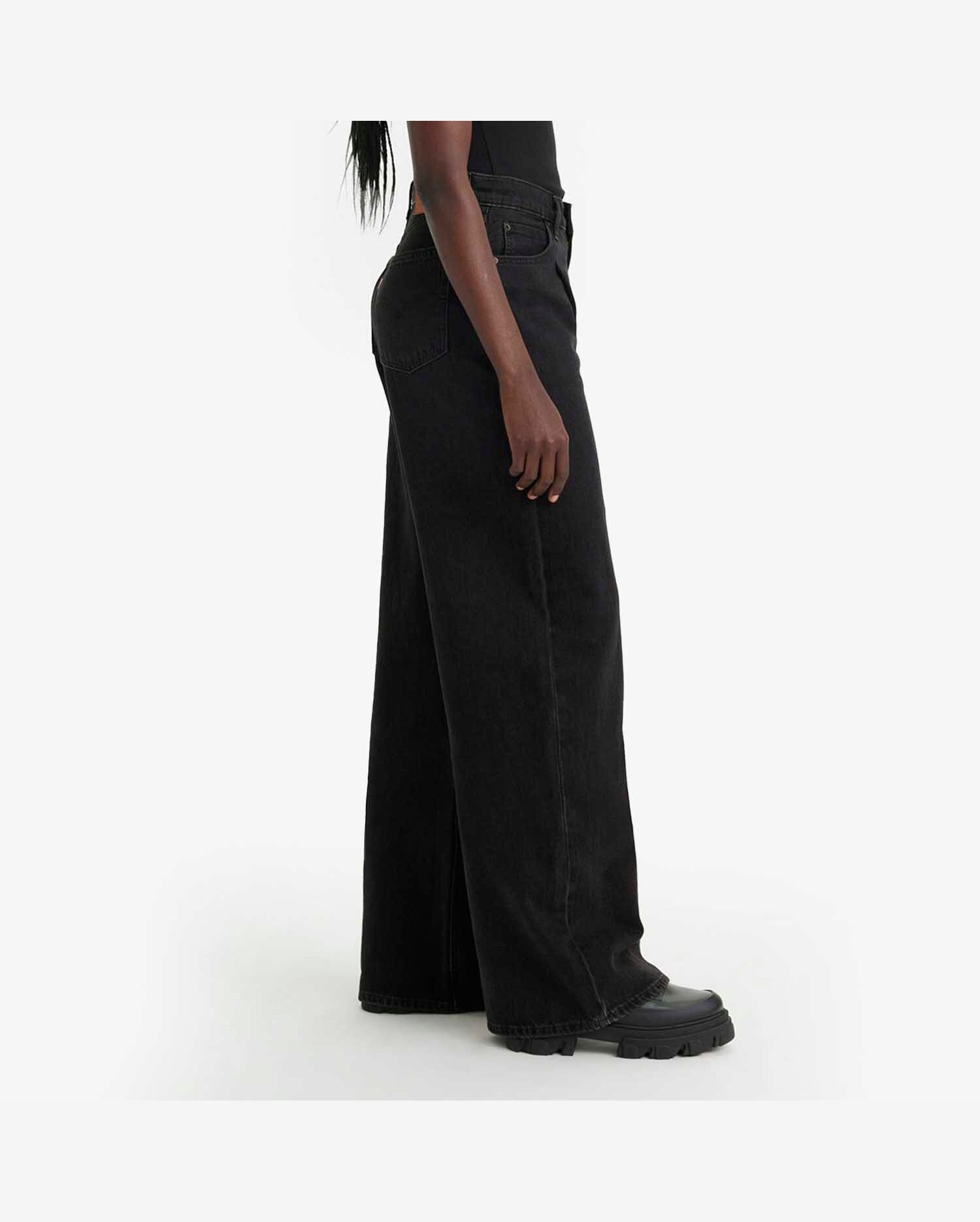 Riachuelo | Calça Jeans Levi's Baggy Dad Wide Leg Preta