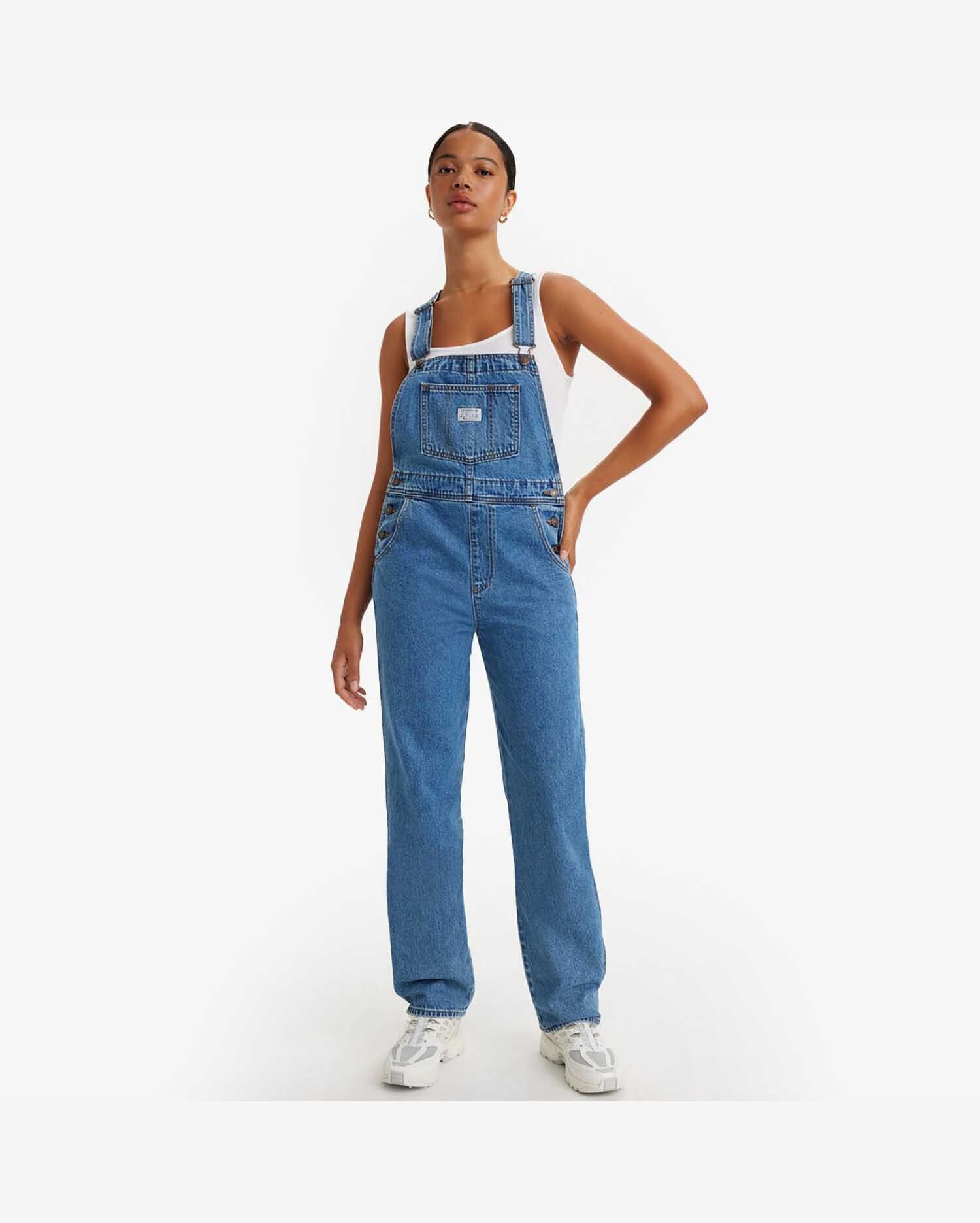 Riachuelo | Macacão Jeans Levi's® Vintage Overall Lavagem Escura