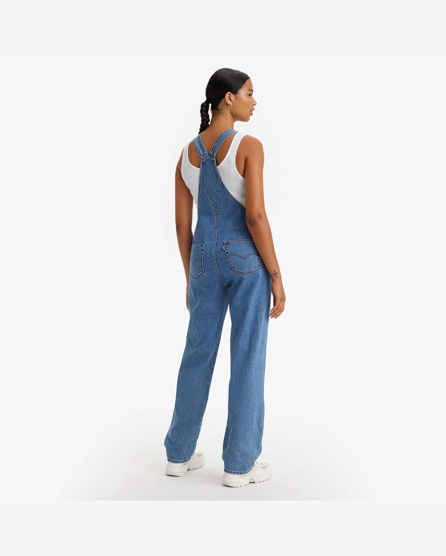 Riachuelo | Macacão Jeans Levi's® Vintage Overall Lavagem Escura