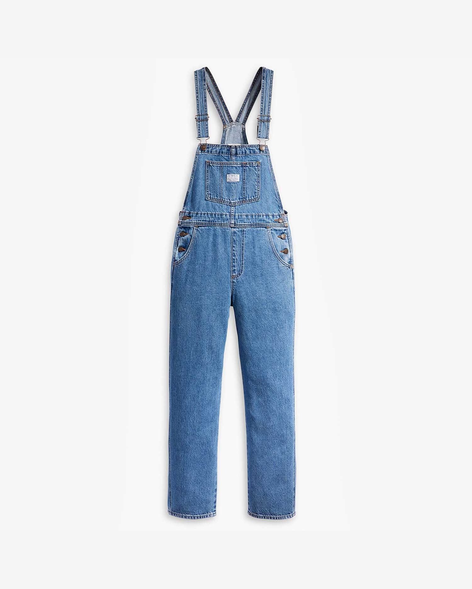 Riachuelo | Macacão Jeans Levi's® Vintage Overall Lavagem Escura