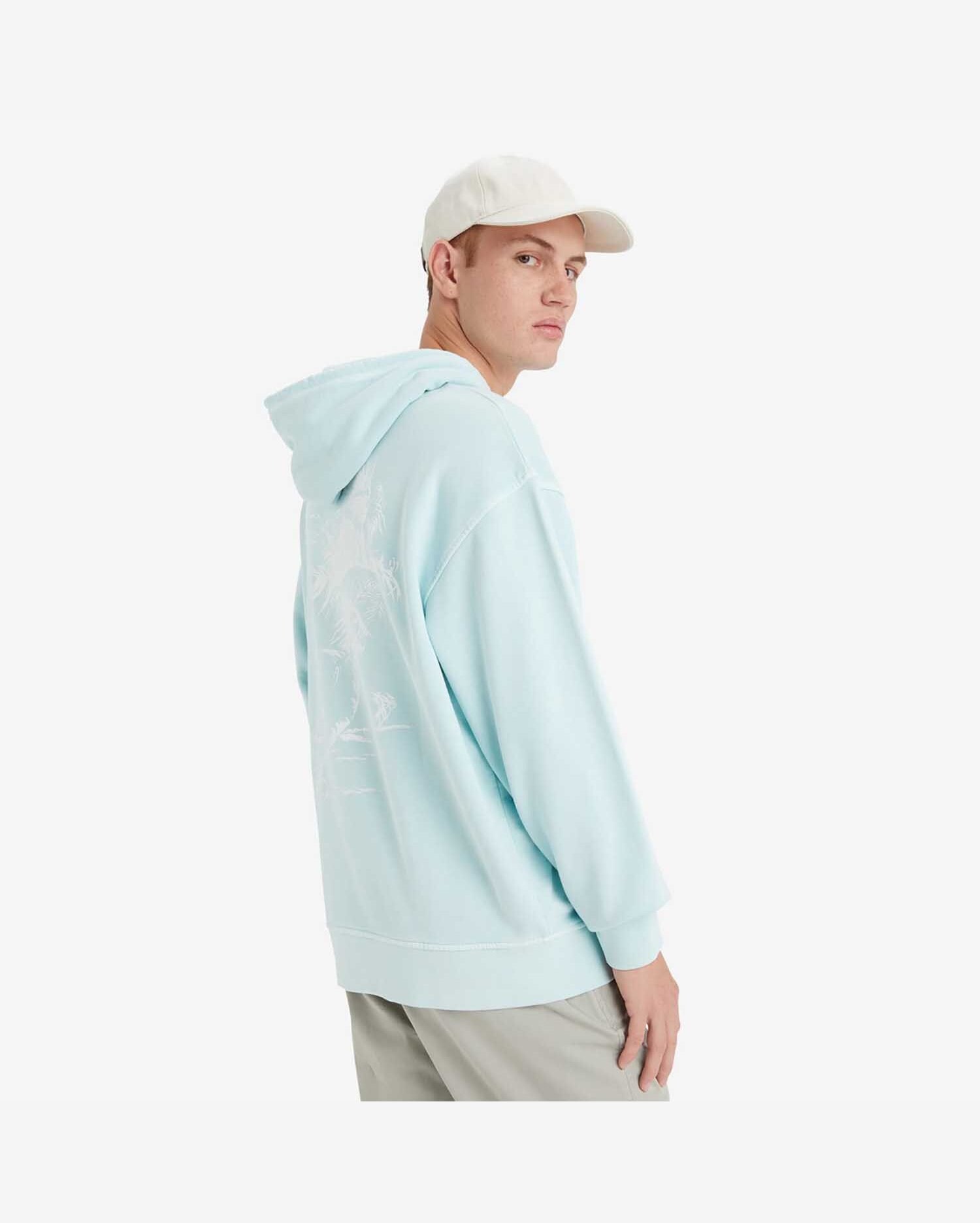 Riachuelo | Moletom Levi's Relaxed Graphic Azul Claro com Capuz