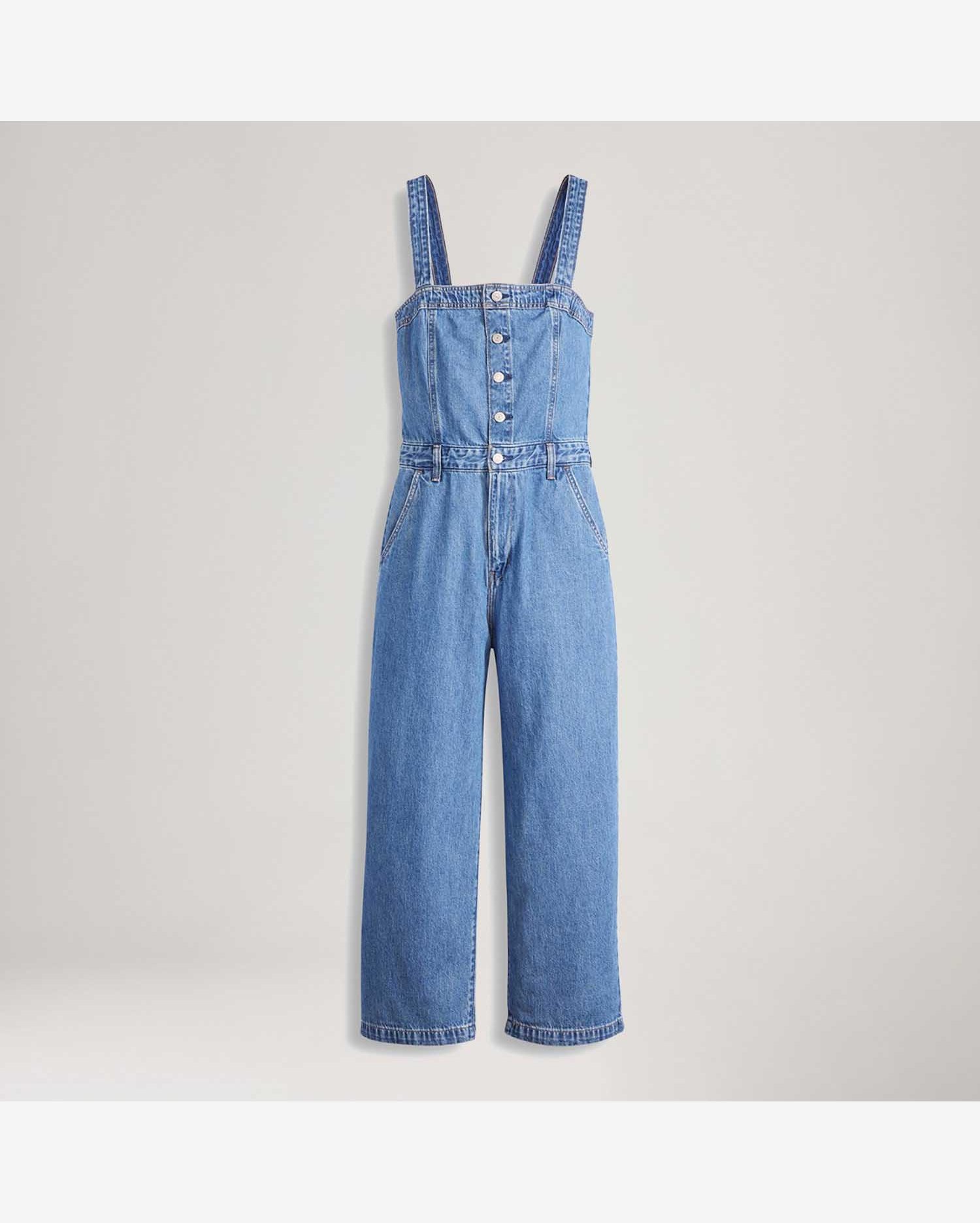 Riachuelo | Macacão Jeans Levi's® Drea Lavagem Média