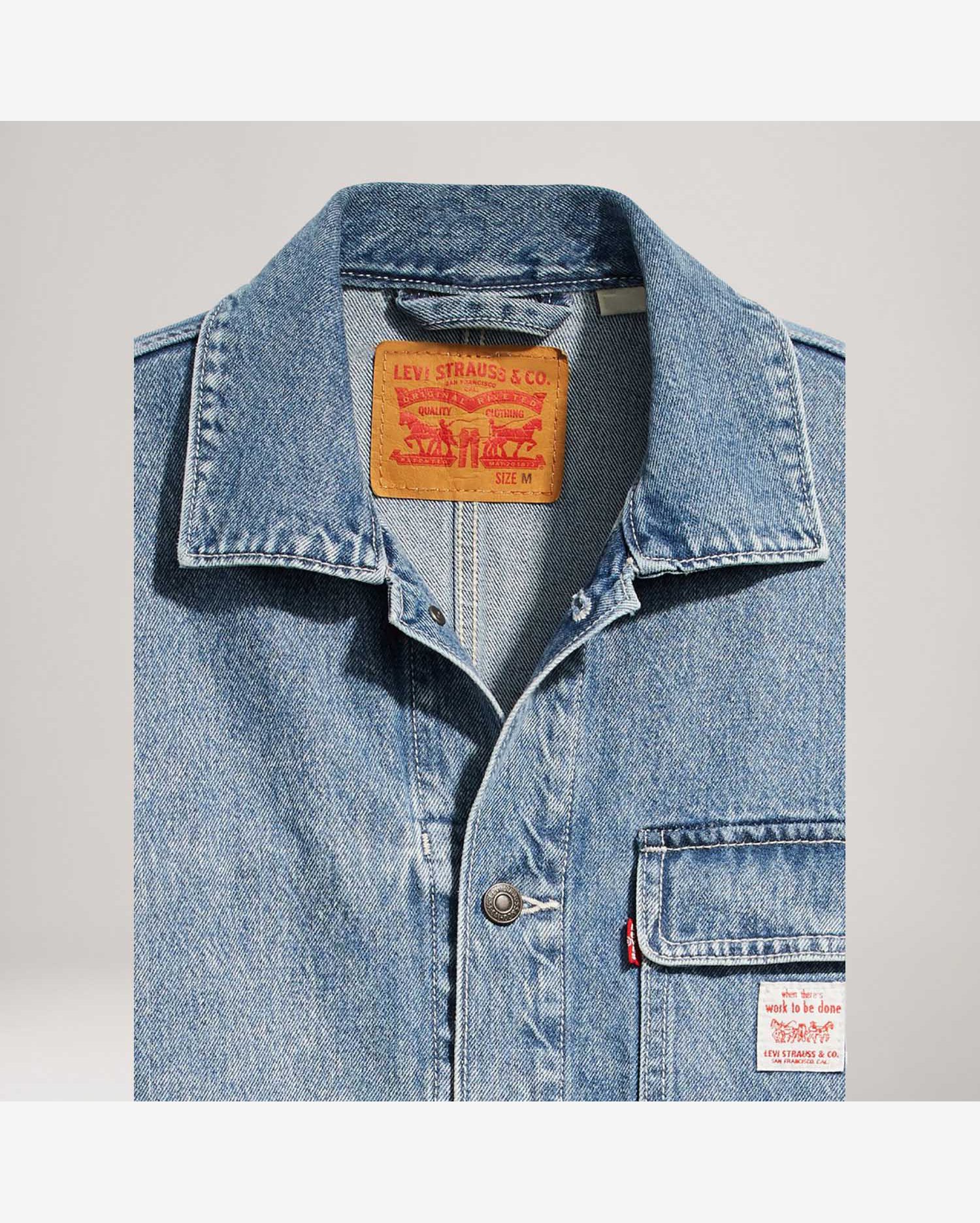 Riachuelo | Jaqueta Jeans Levi's® Broadway Enigneer Lavagem Média