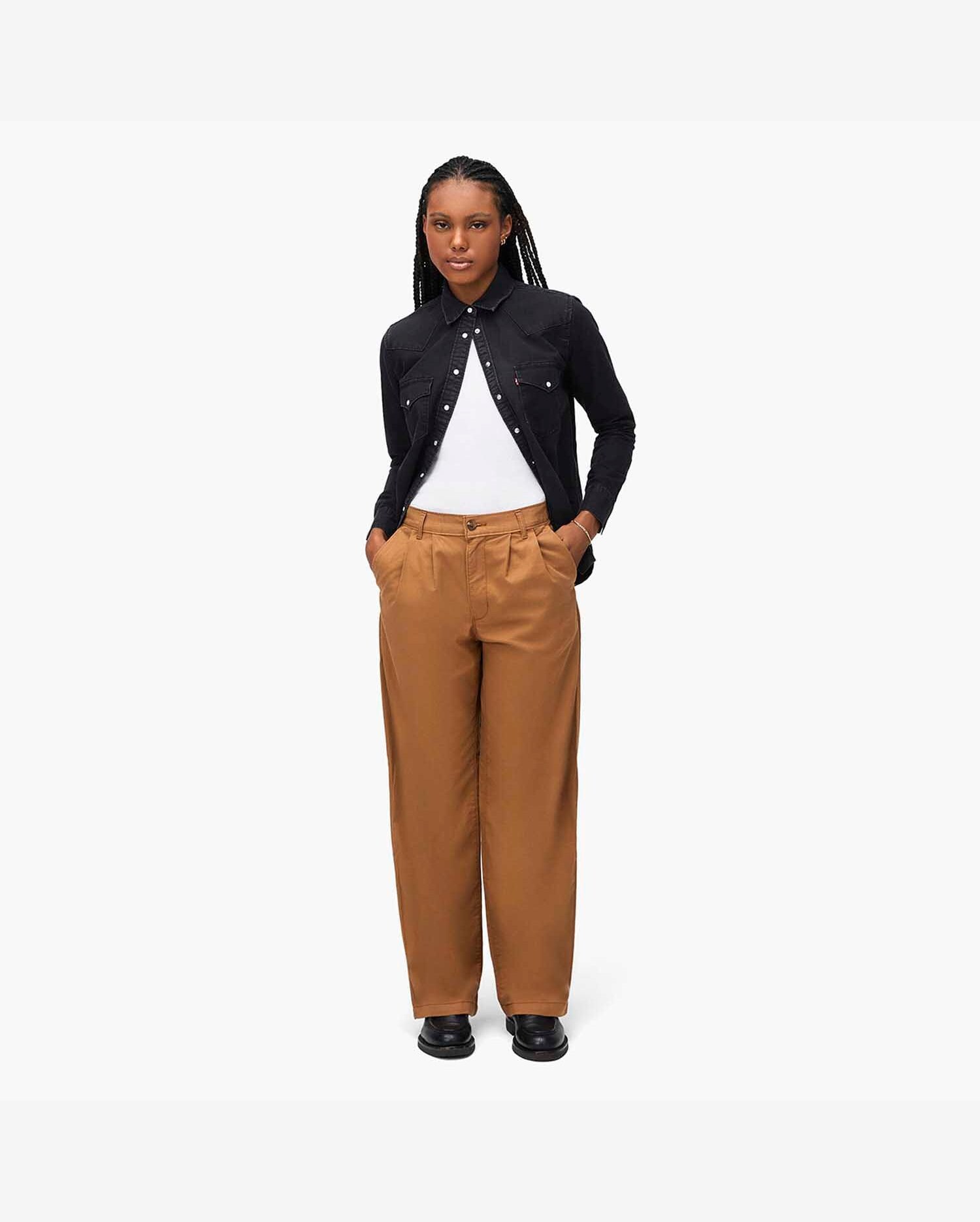 Riachuelo | Calça Levi’s HR Pleated Baggy Trouser