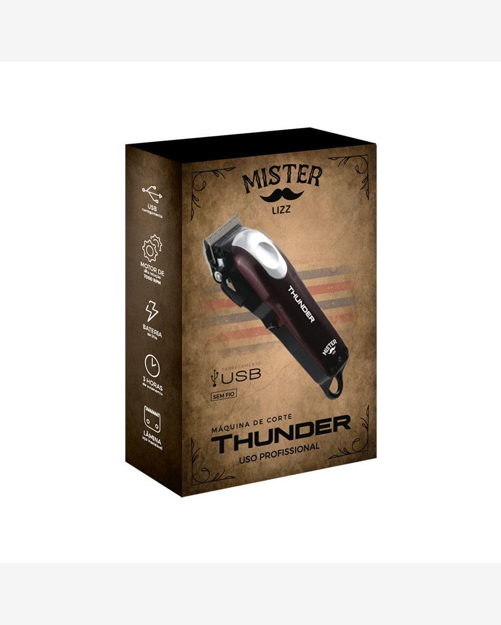 Riachuelo | Máquina de Corte Profissional Thunder RPM 6500 - Mister Lizz