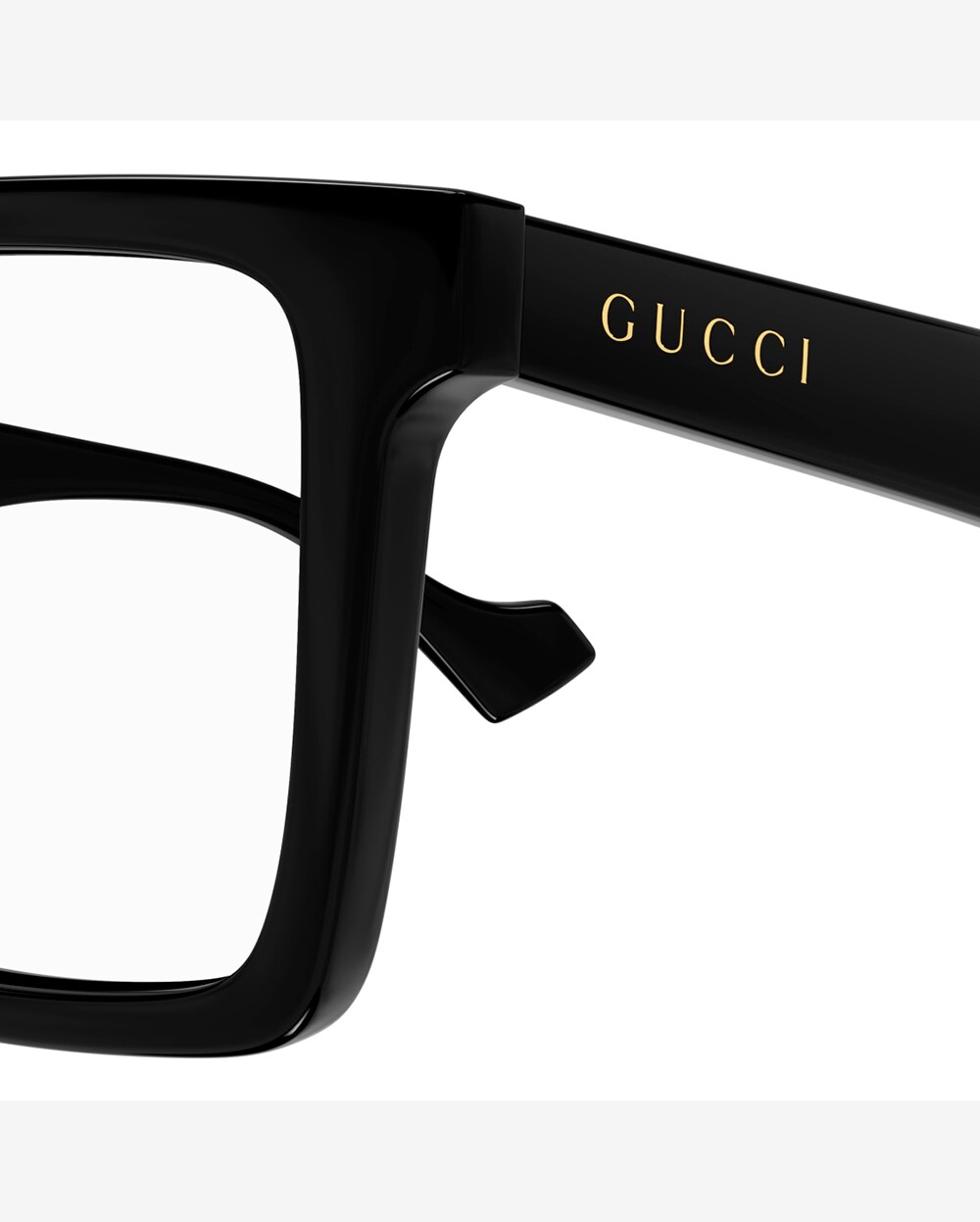 Riachuelo | Armação de Óculos Gucci GG1540O 005 - Preto Brilhante 55