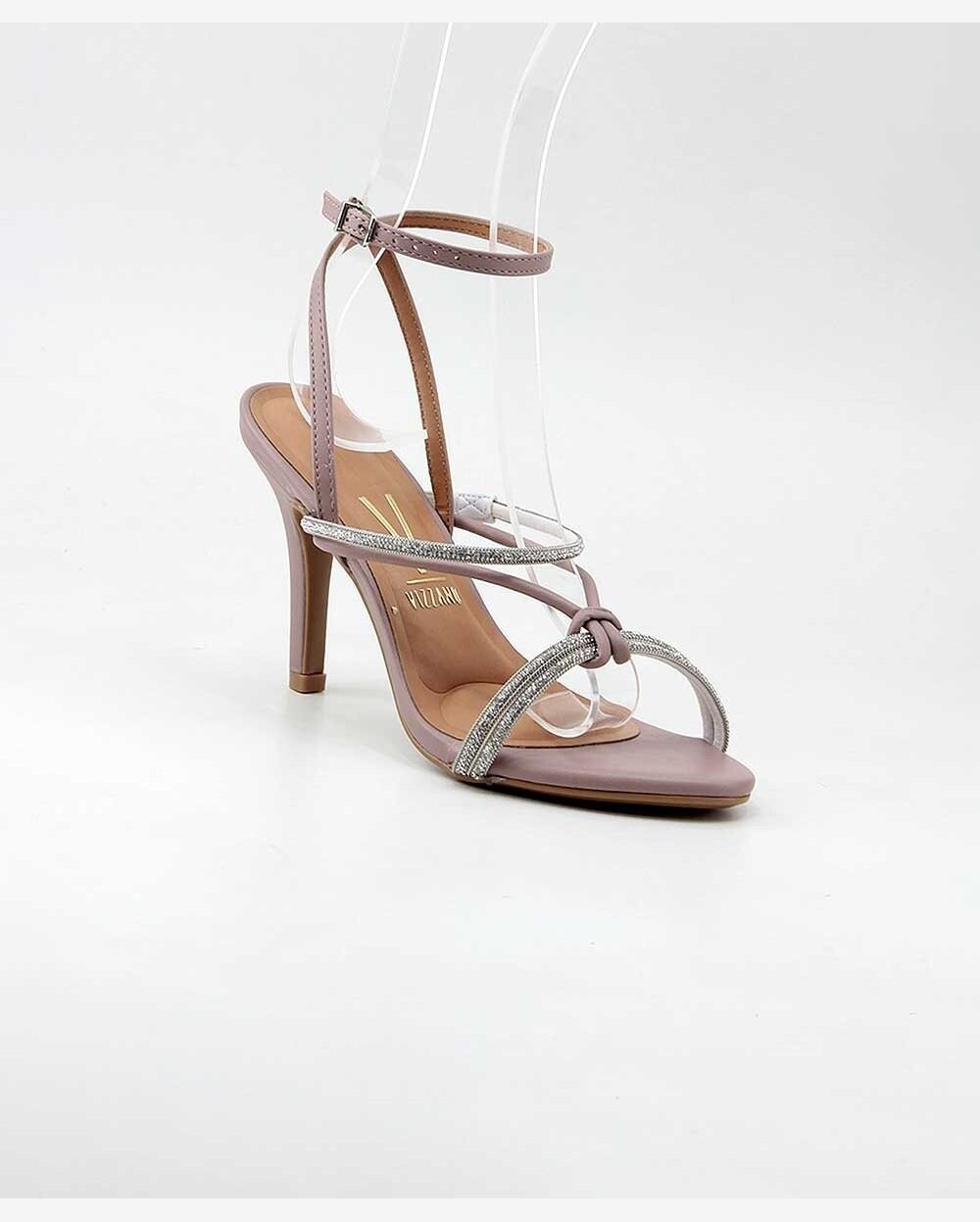 Riachuelo | Sandália Vizzano Tiras Strass 6249-499 Taupy