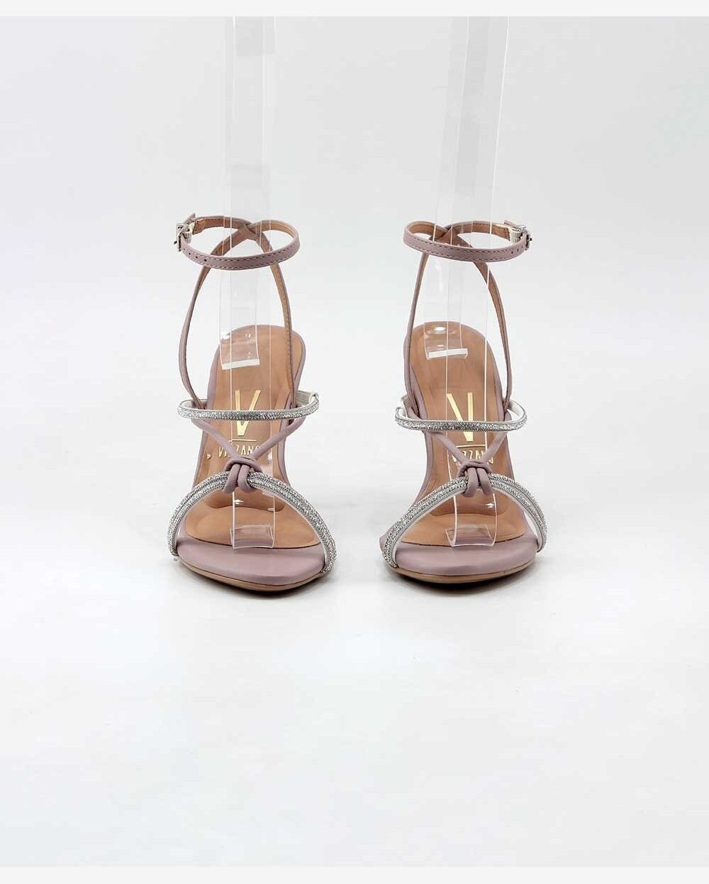 Riachuelo | Sandália Vizzano Tiras Strass 6249-499 Taupy