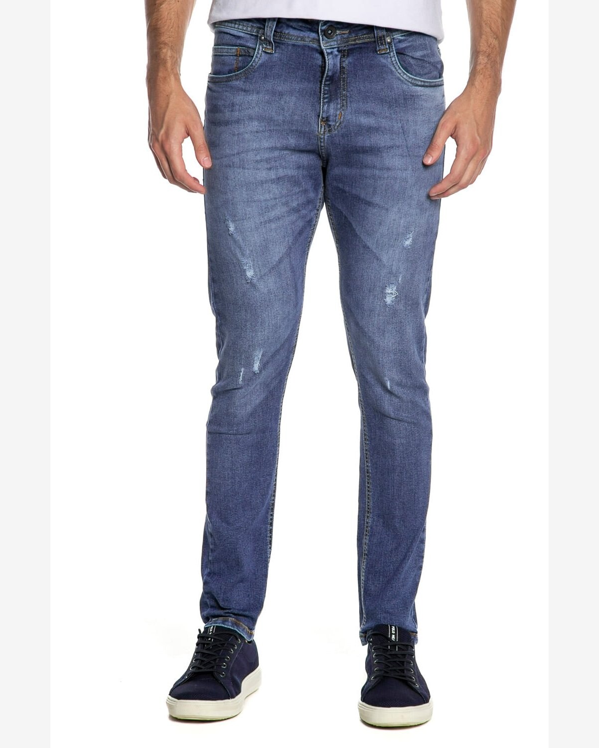 Riachuelo | Calça Masculina Skinny Kasper Dark Polo Wear Jeans Médio