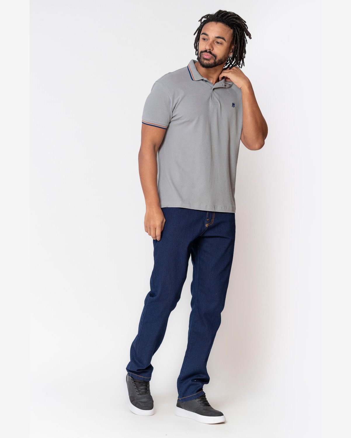 Riachuelo | Calça Masculina Jeans Regular Belini Polo Wear Jeans Escuro