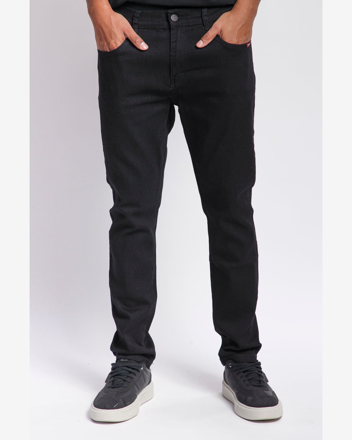 Riachuelo | Calça Masculina Jeans Slim Beline Black Polo Wear Preto