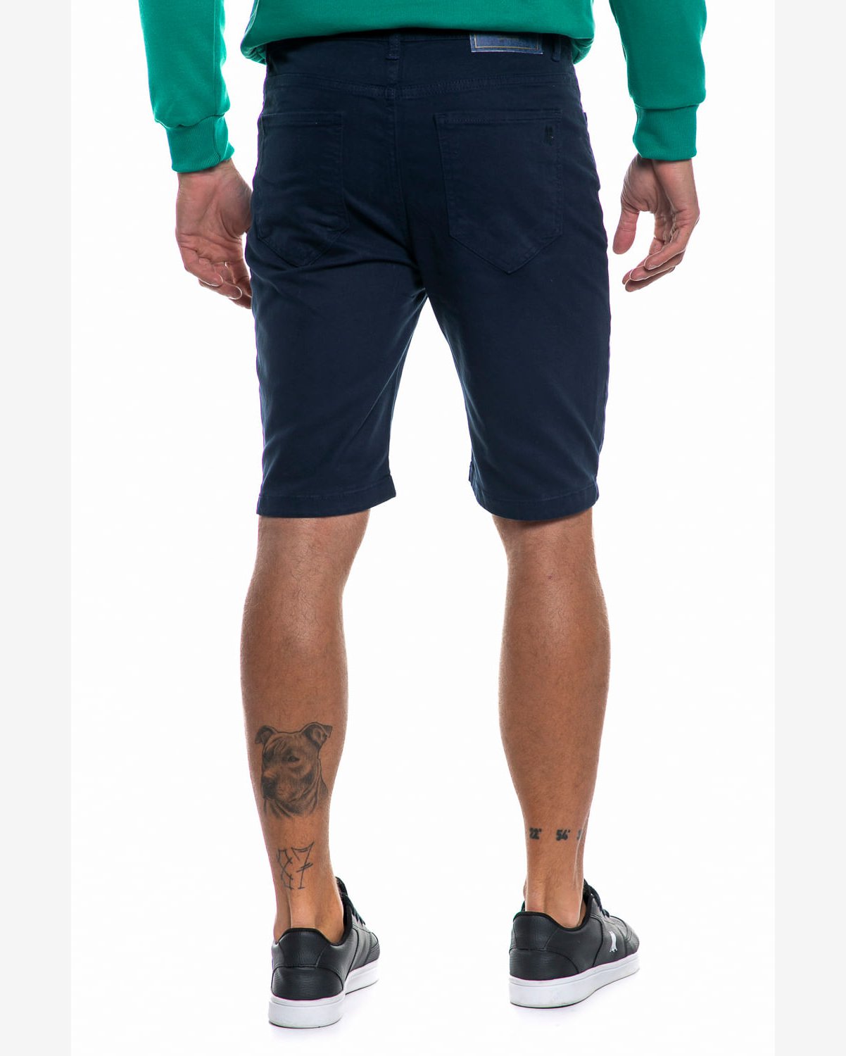 Riachuelo | Bermuda Masculina Sarja Básica Polo Wear Azul Escuro