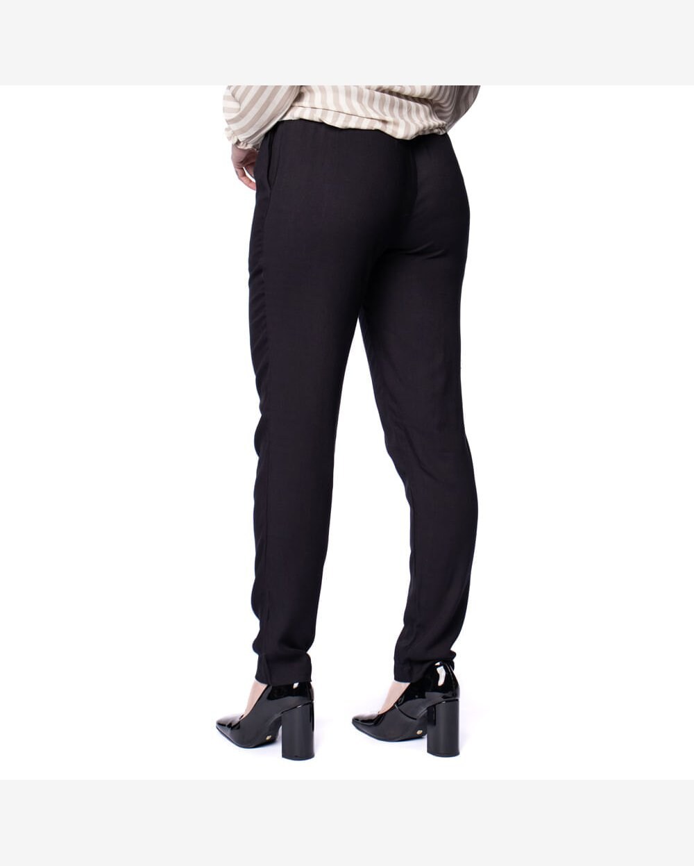 Riachuelo | Calça Feminina Negra Cor Slim Preto