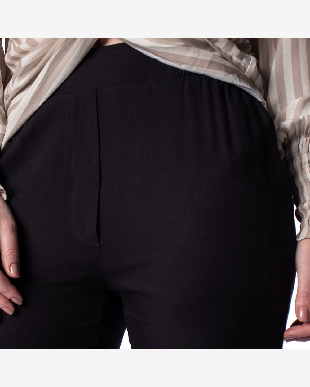 Riachuelo | Calça Feminina Negra Cor Slim Preto