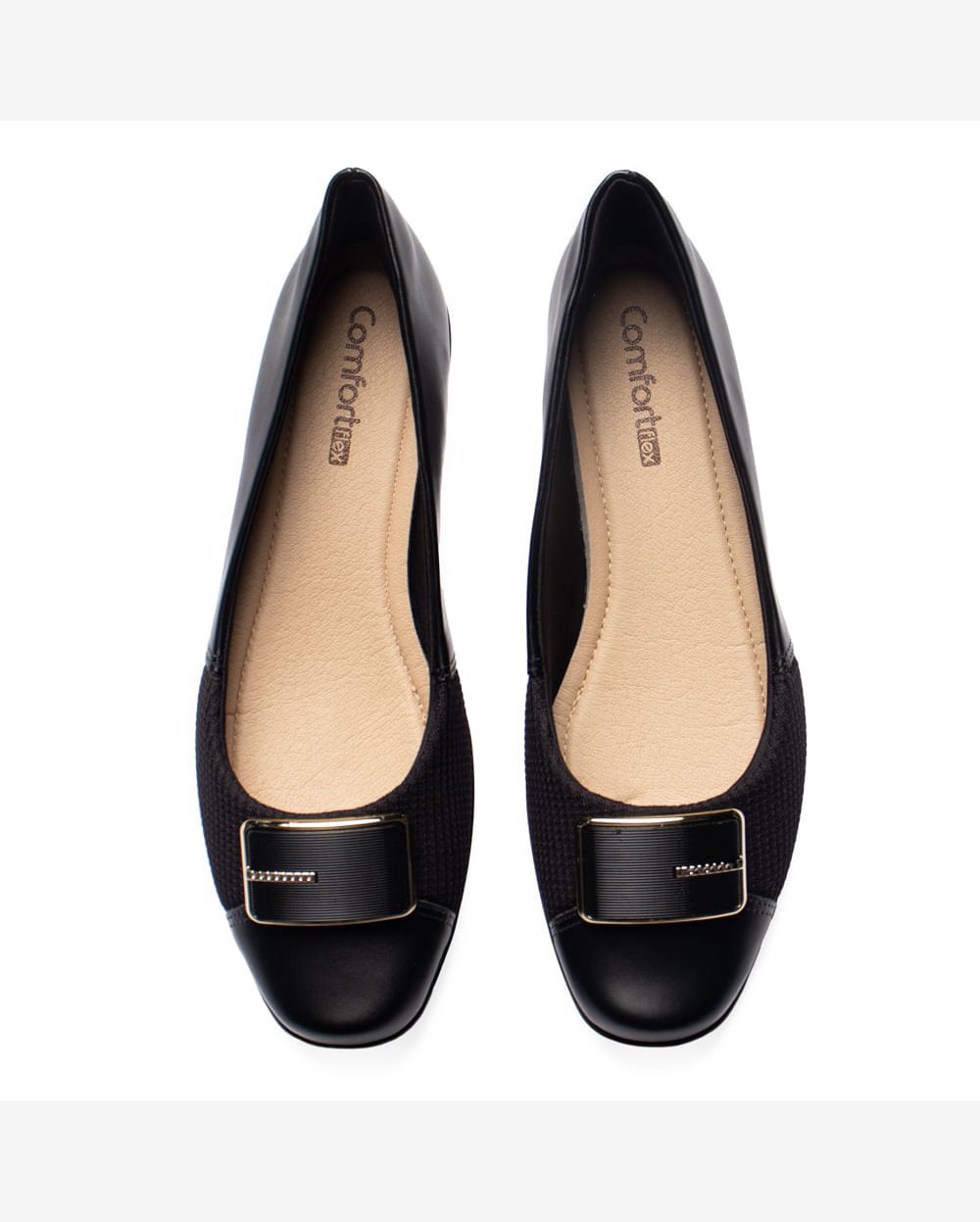 Riachuelo | Sapato Feminino Comfortflex Anabela Preto
