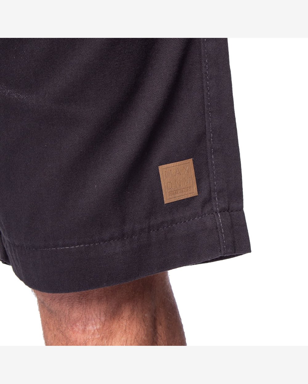 Riachuelo | Bermuda Masculina Max Denim Sarja Casual Fit Preto