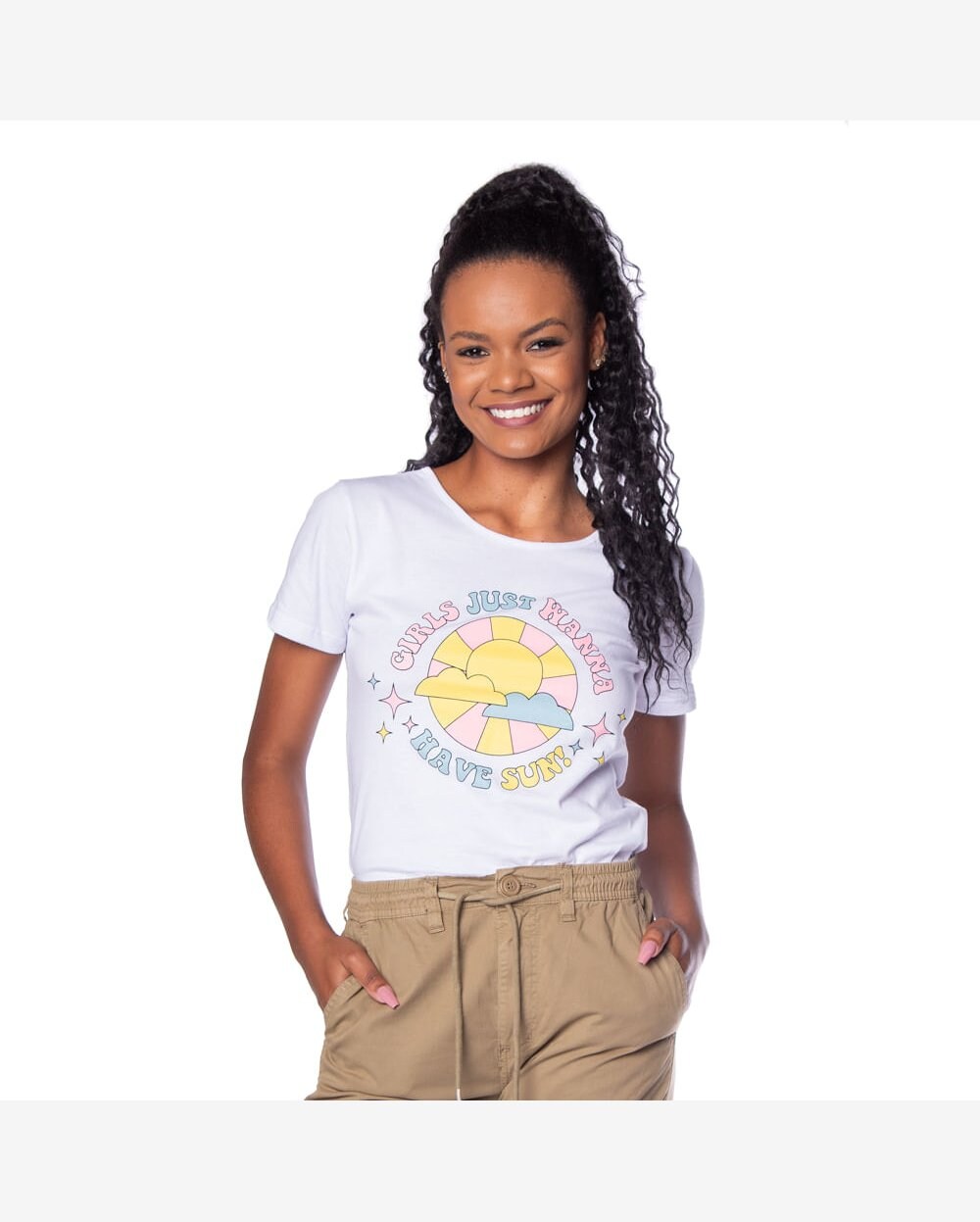 Riachuelo | Blusa Feminina Rechsul Sunshine Sun Branco