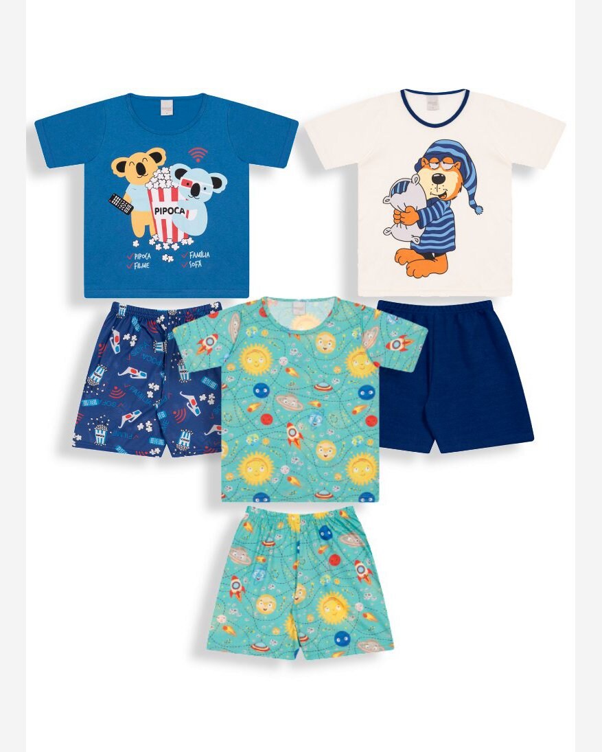 Riachuelo | 3 Pijamas Verão Menino