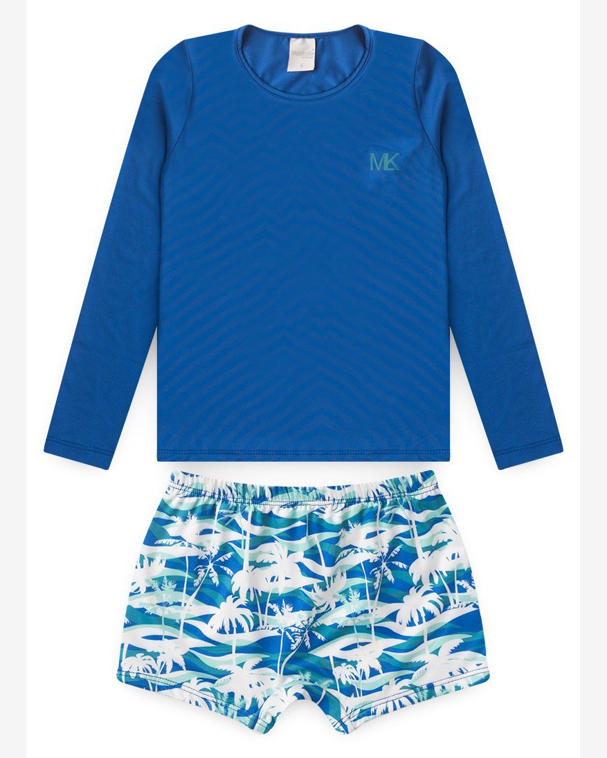 Riachuelo | Kit 6 Peças Moda Praia Infantil Menino Proteção UV 50+