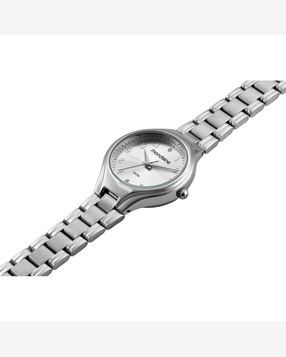 Riachuelo | Relógio Feminino Clássico Cristais Prata