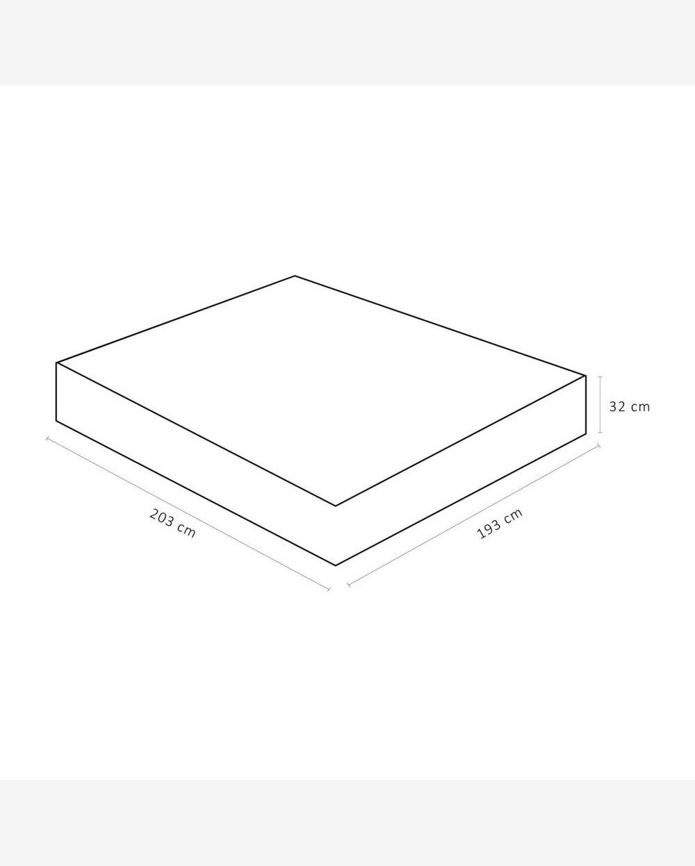 Riachuelo | Colchão Gold Ultra Gel Super King (193x203x32) - Espuma ...