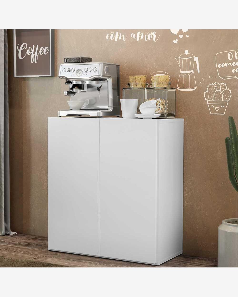 Riachuelo | Aparador Multimóveis Cantinho do Café 2 Portas FG3603 Branco
