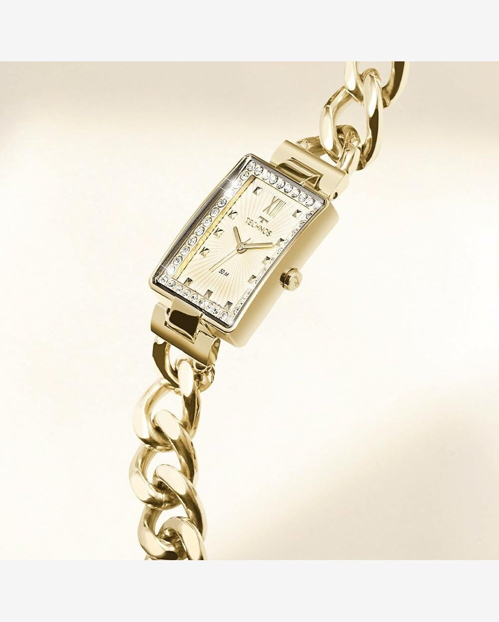 Riachuelo | Relógio Technos Feminino Elos Dourado - 2035MXT/1D