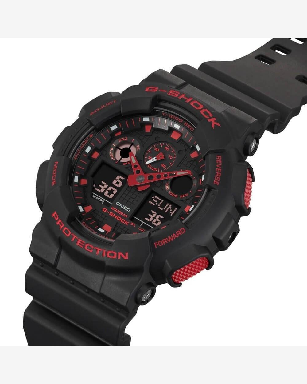 Riachuelo | Relógio Casio G-Shock Masculino GA-100BNR-1ADR Ignite Red