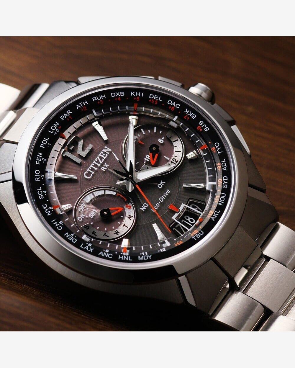 Riachuelo | Relógio Citizen Eco-Drive Satellite Wave TZ20439J CC1090-52E Safira