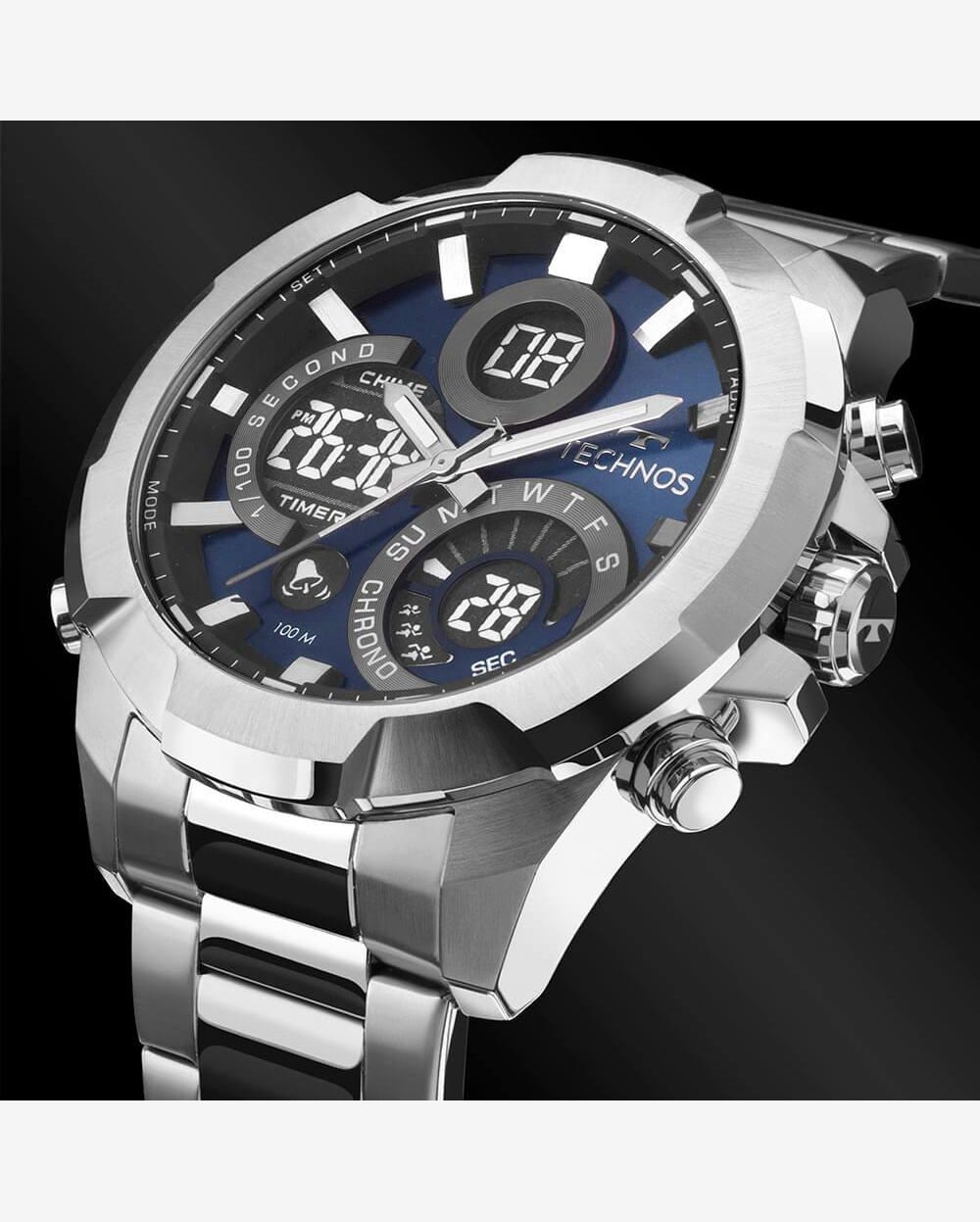 Riachuelo | Relógio Technos Masculino Ts_Digiana W23721AAC/1A
